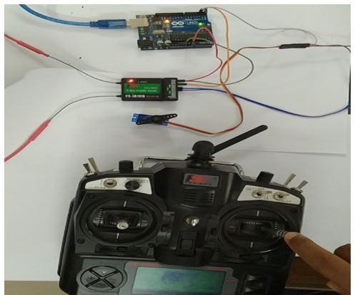 Servo-Motor Operation With FS-TH9X Flysky Remote Controller Through FS-IA10B Receiver : 3 Steps ...