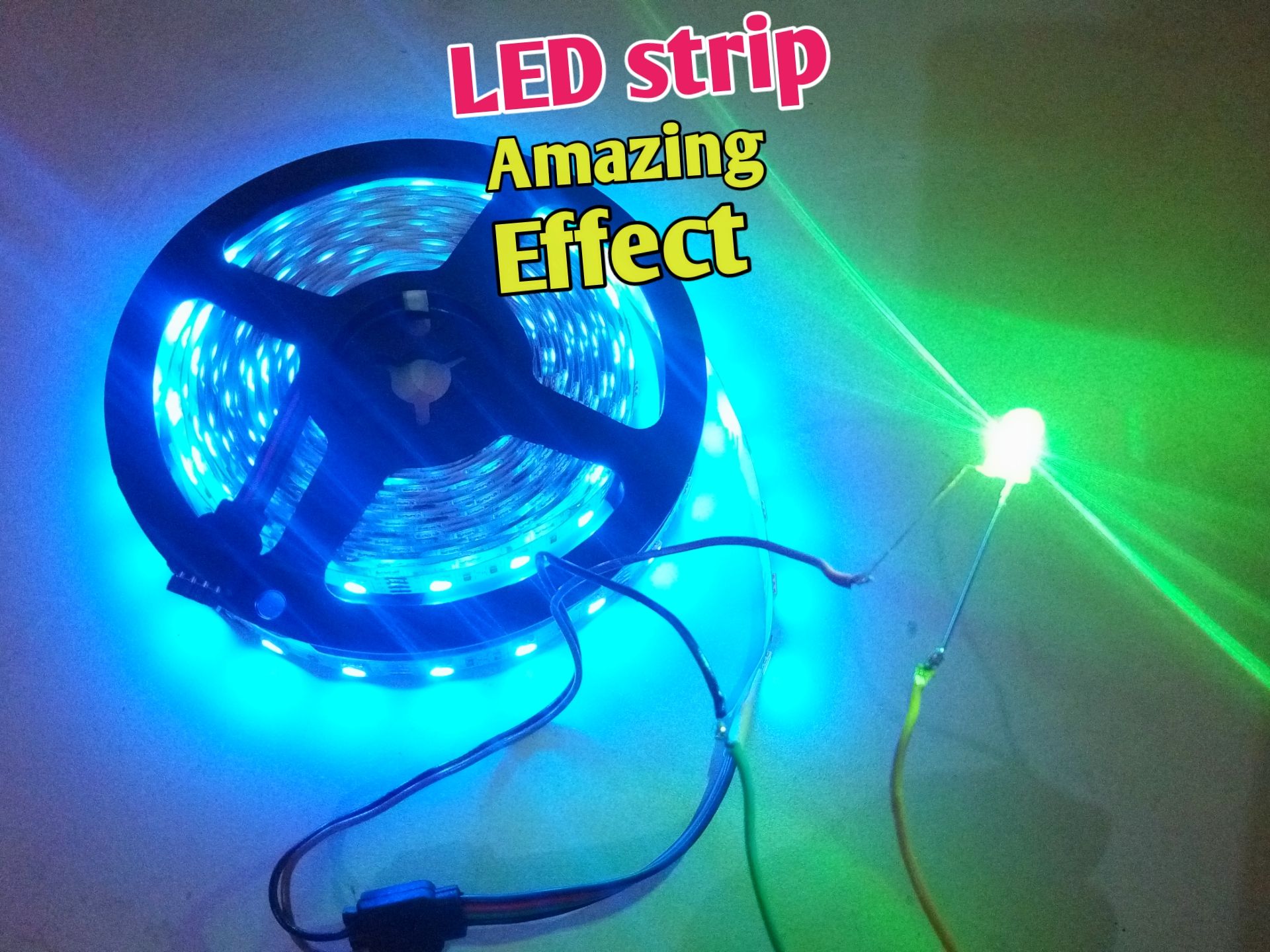 LED Strip Amazing Effect : 4 Steps - Instructables