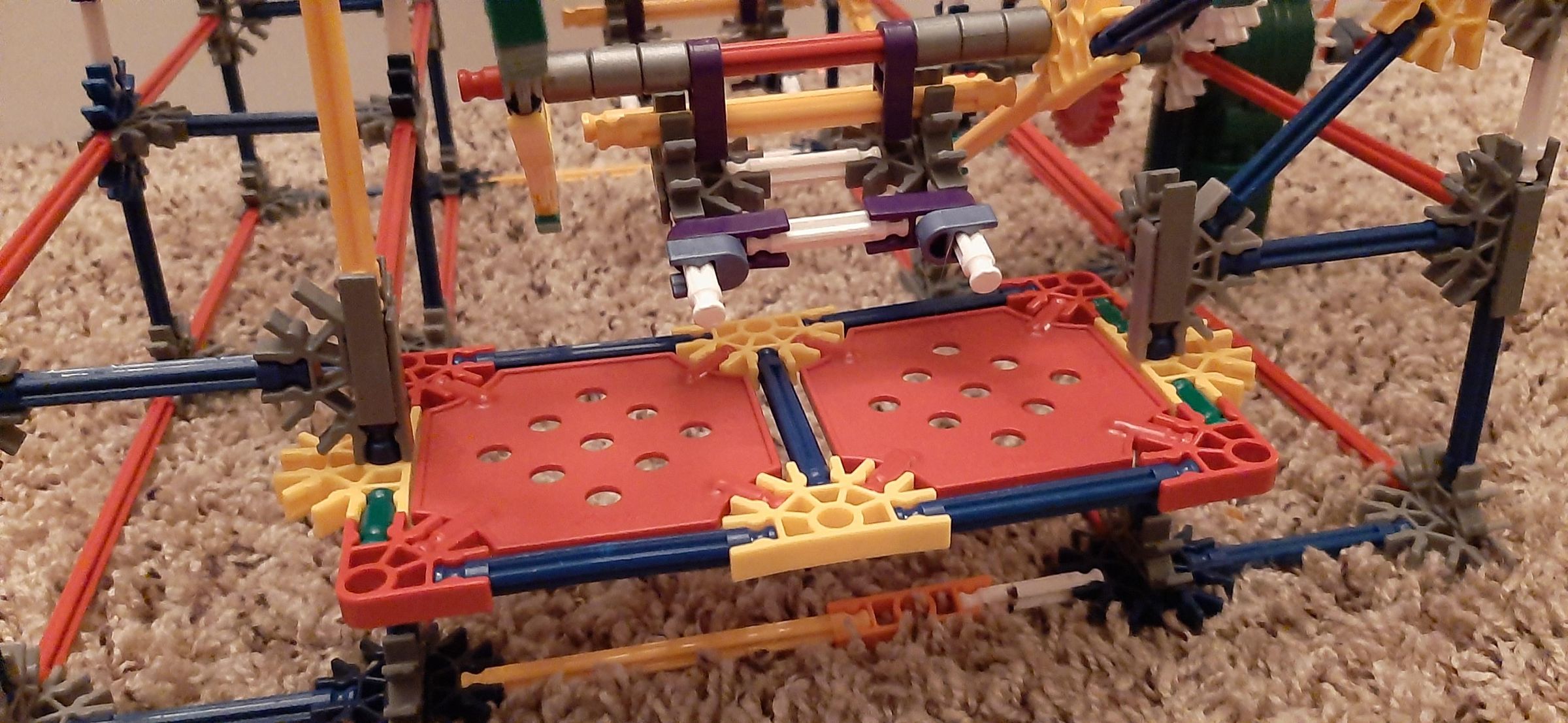 Knex Gear Powered Ferris Wheel : 3 Steps - Instructables