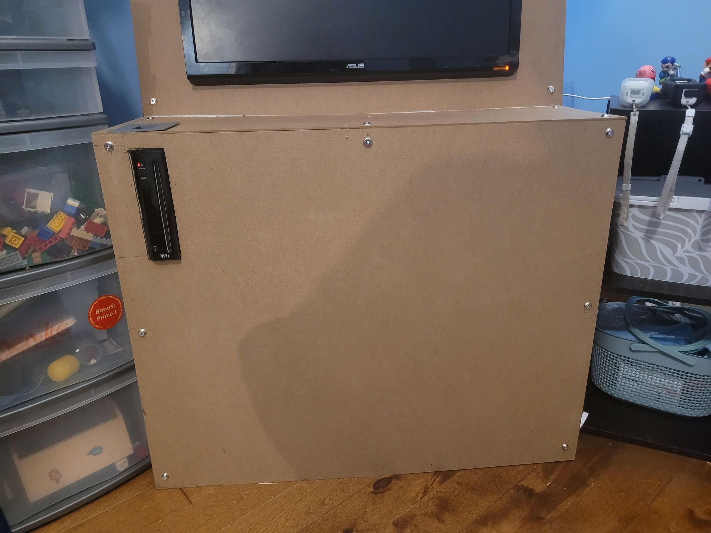 CNC Arcade Cabinet - Built From a Nintendo Wii! : 22 Steps (with ...
