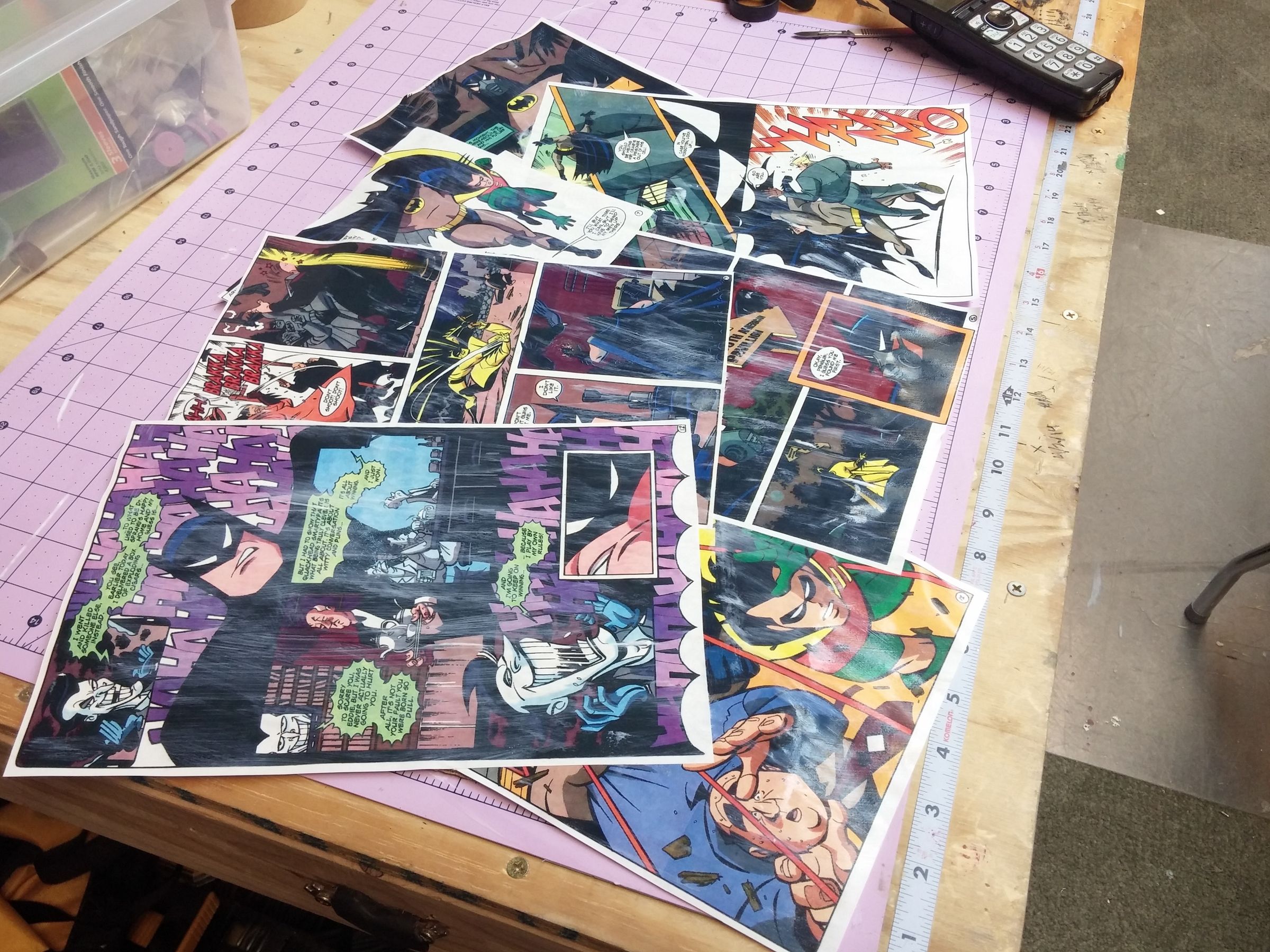 Cardboard Comic Superhero Collage : 7 Steps (with Pictures) - Instructables
