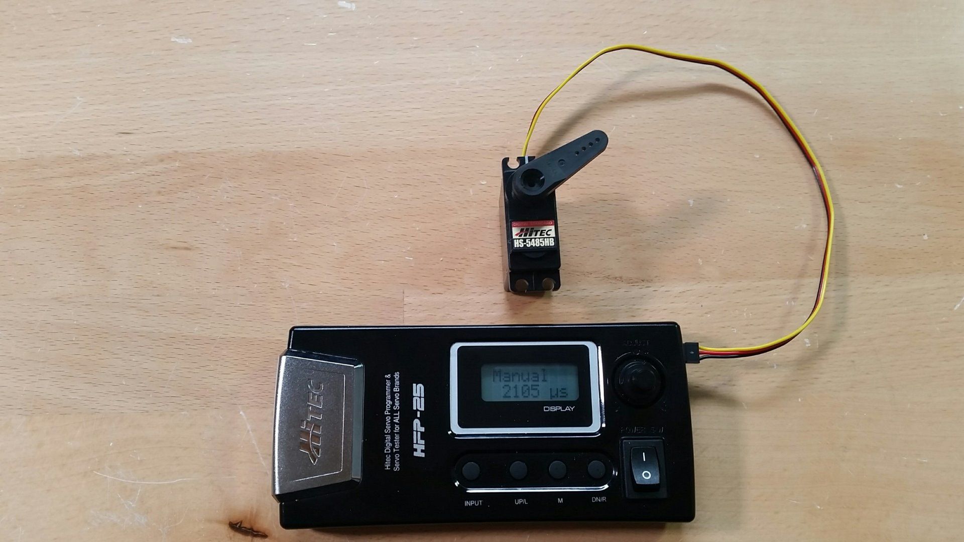 Hitec HFP-25 Programmer - How to Adjust Hitec Digital Servo Endpoints ...