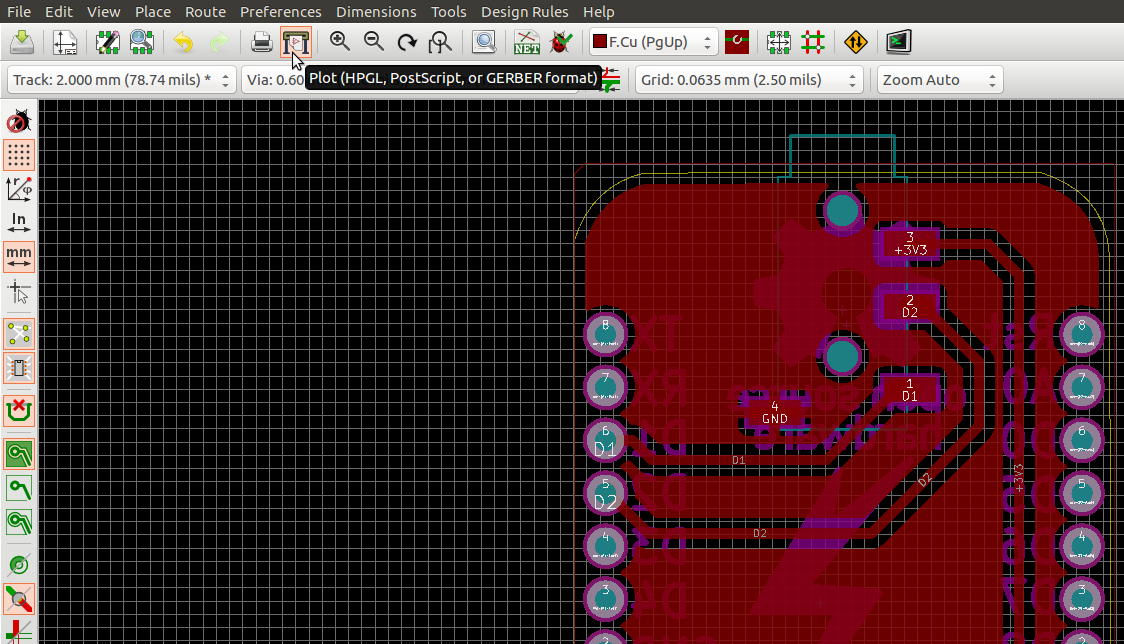 Make PCB With Kicad, Flactam & Chilipeppr in a Mini CNC : 7 Steps - Instructables