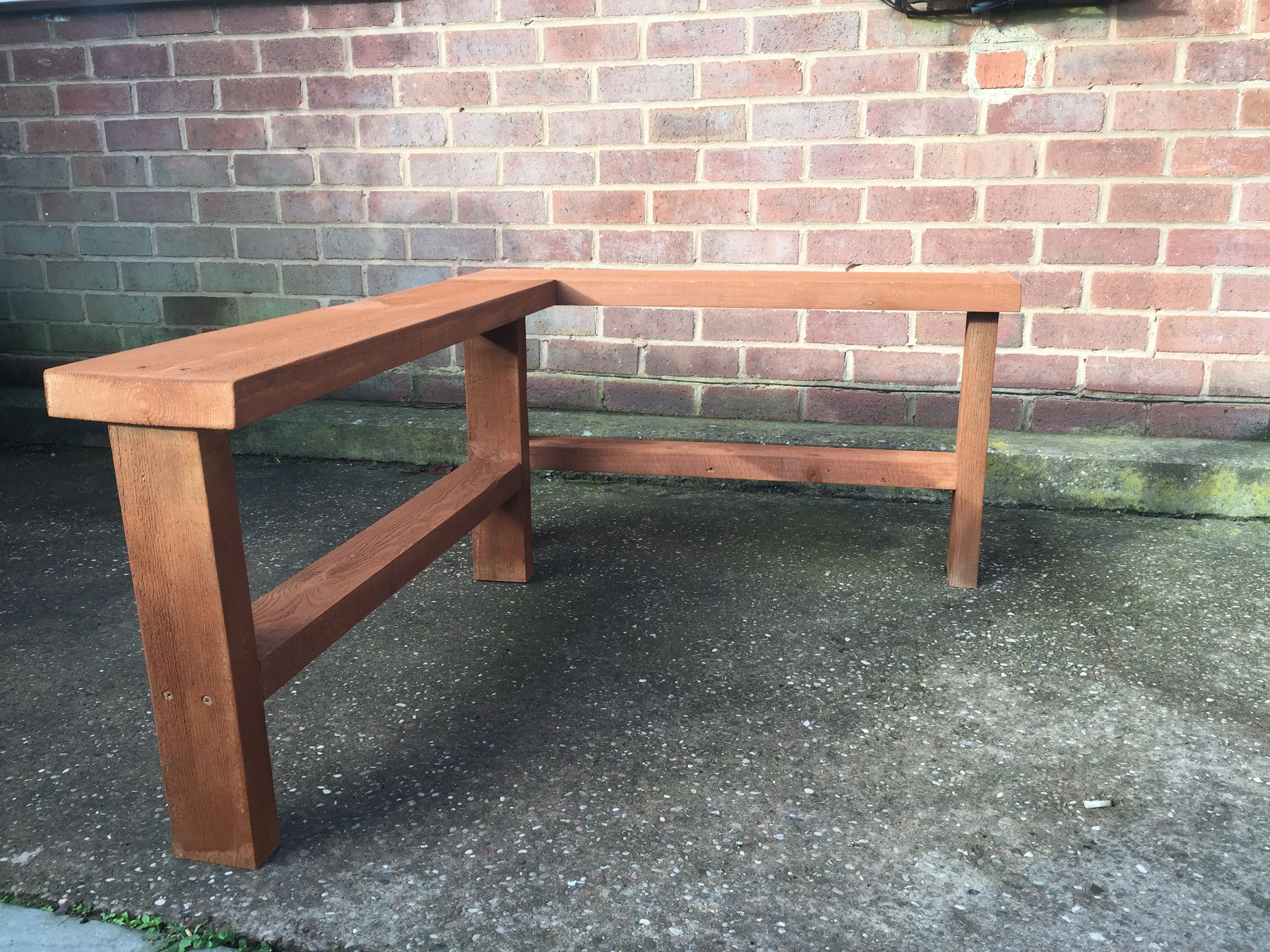 Rustic Garden Bench : 4 Steps (with Pictures) - Instructables