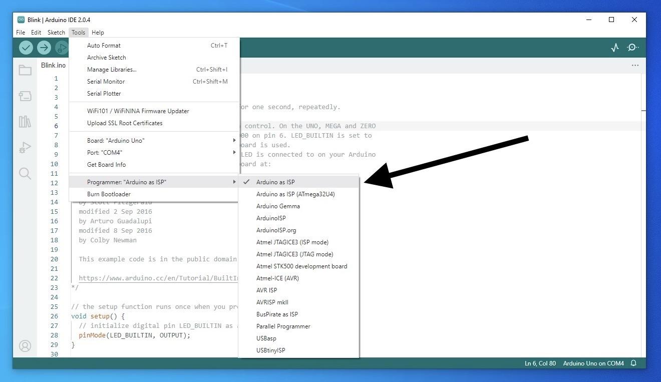 Install Bootloader From Arduino Uno to an ATmega328P Microcontroller in ...
