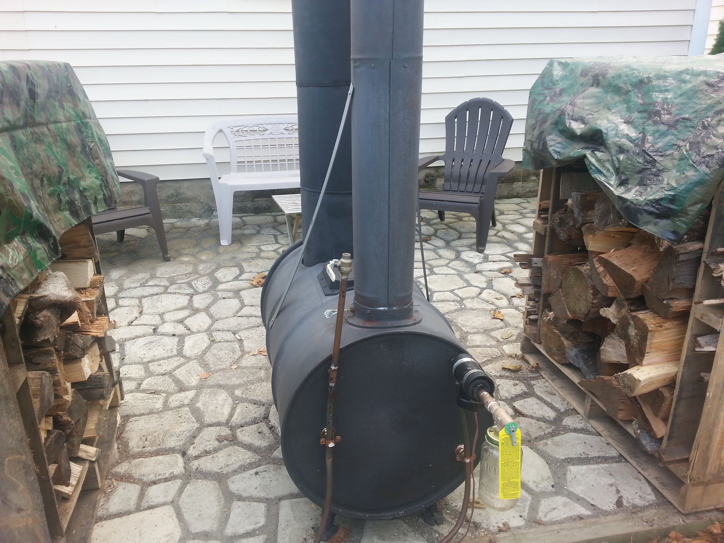 Vogelzang Barrel Stove Kit