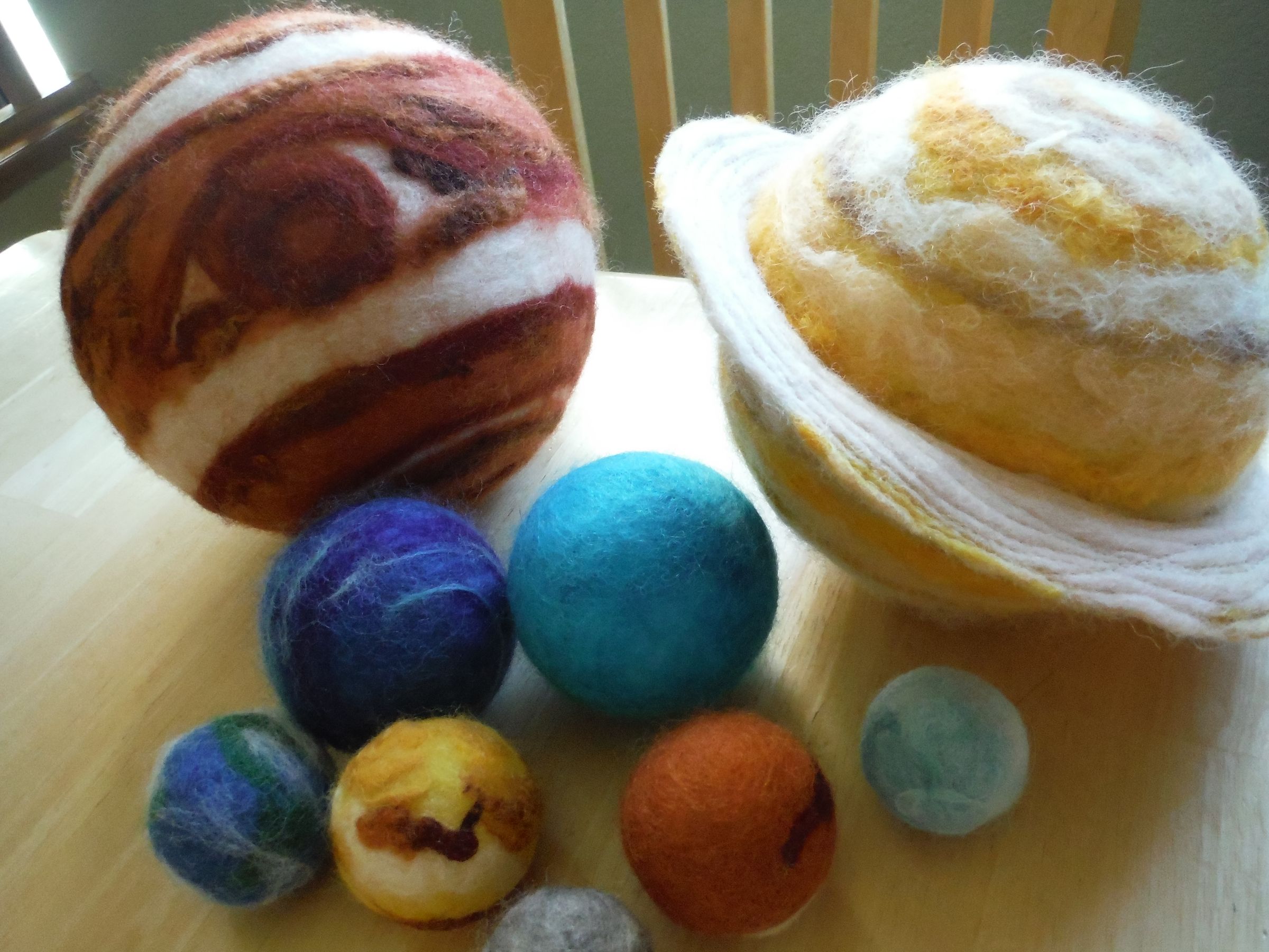 Knit Solar System Baby Mobile
