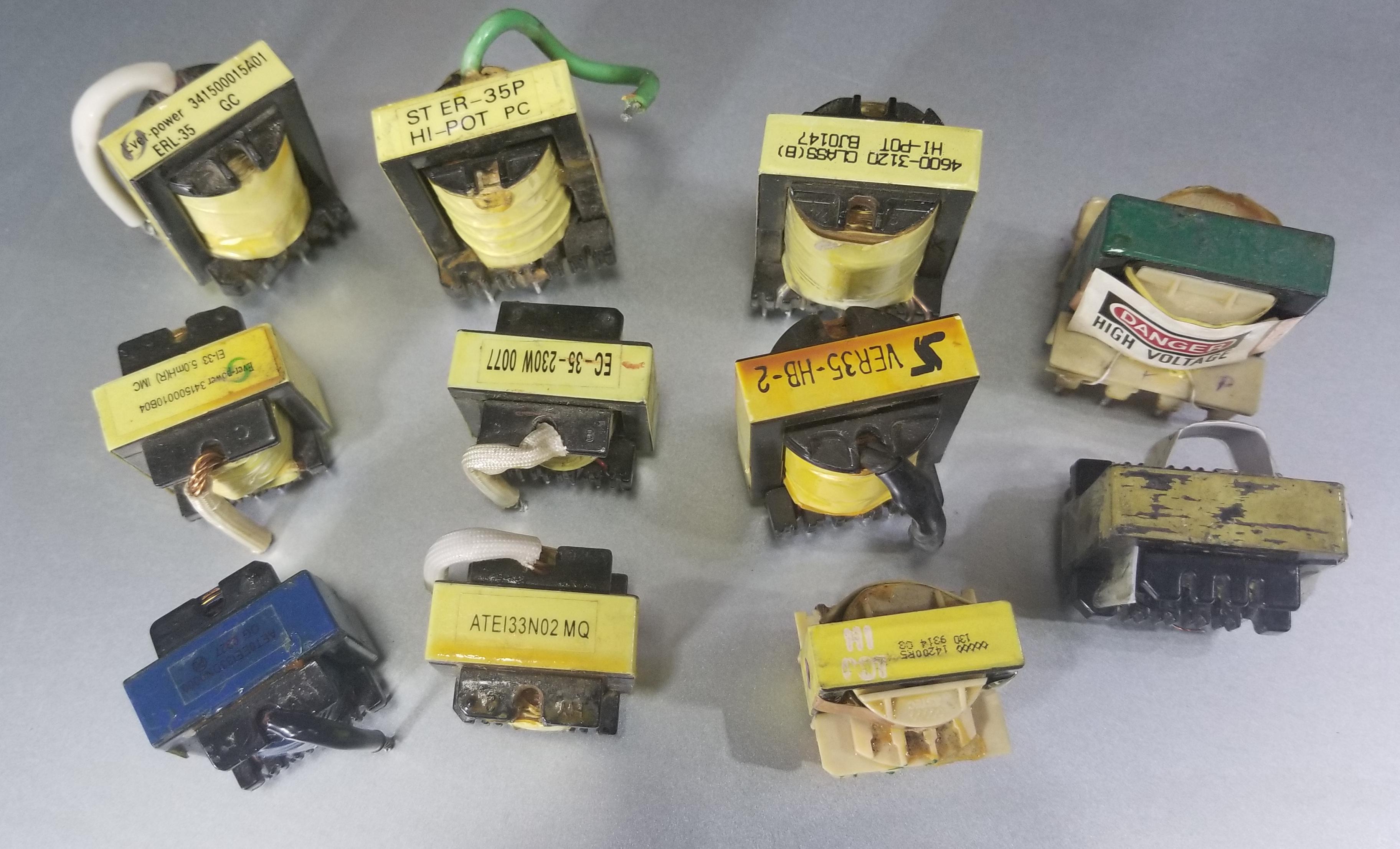 Using Chopper Transformers From Old PC Power Supplies. : 4 Steps ...