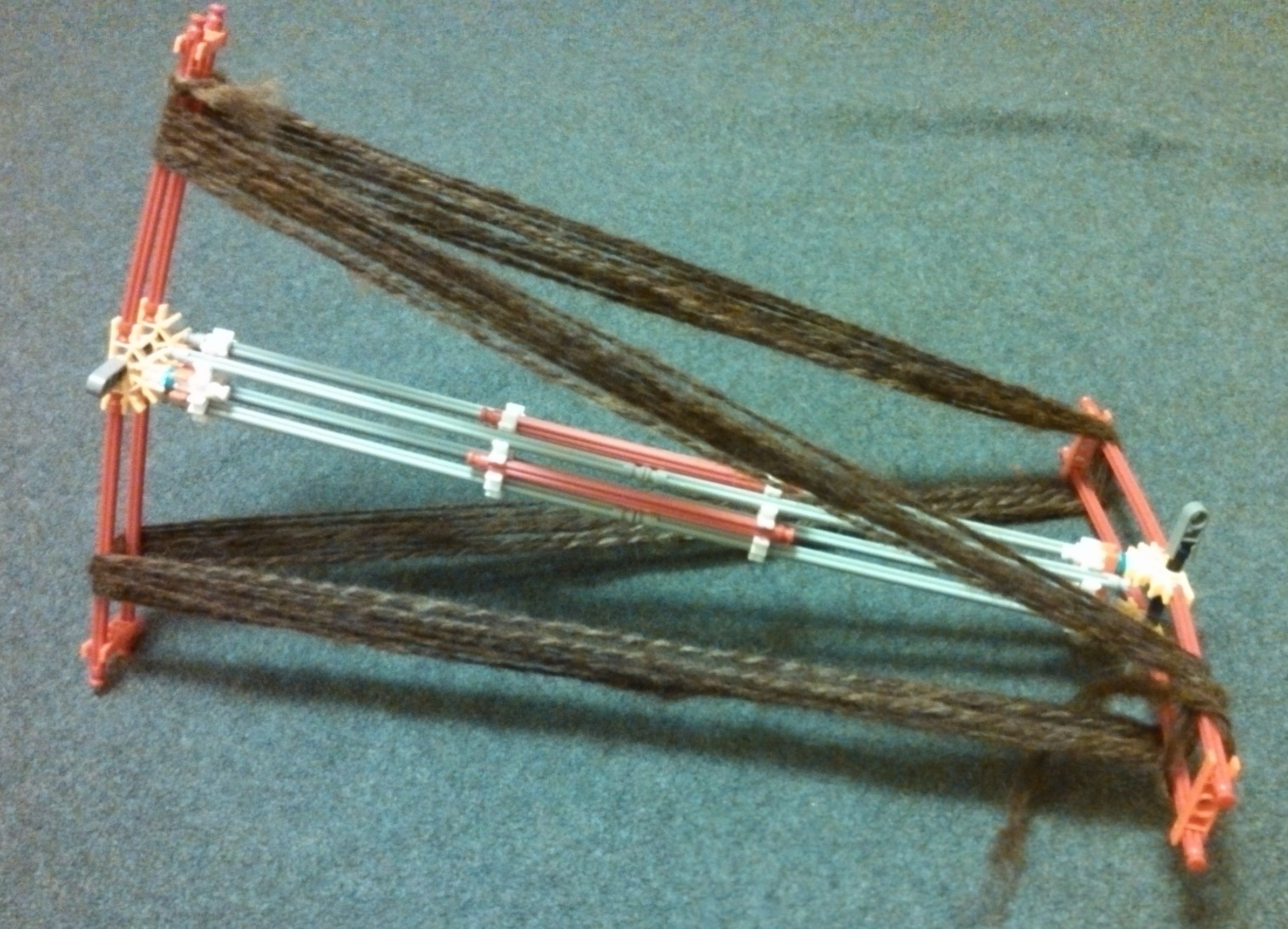 K'nex Drop Spindle, Lazy Kate and Niddy Noddy : 5 Steps (with Pictures ...
