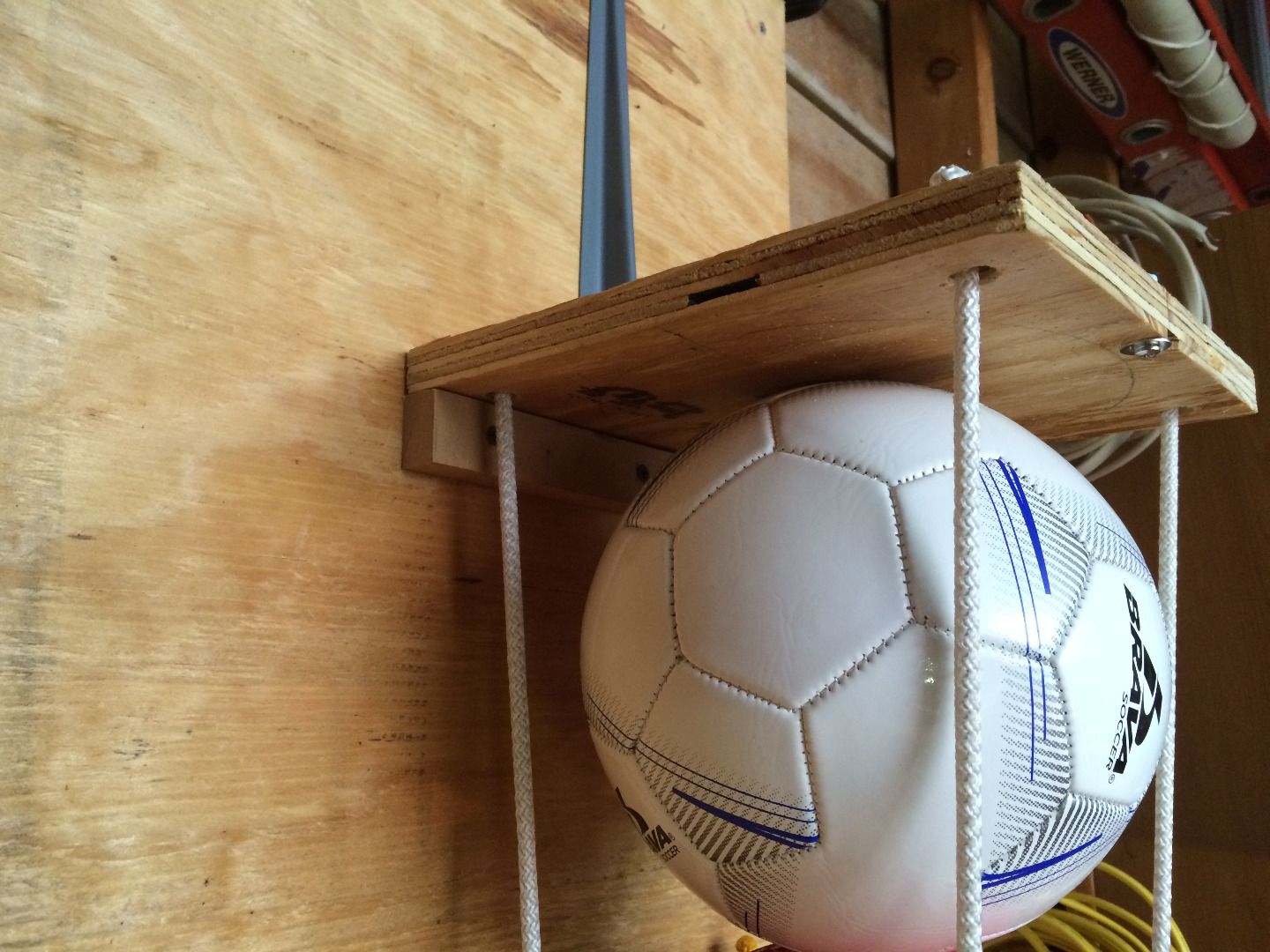 Easy Wall-mounted Sports Balls Holder : 6 Steps (with Pictures ...