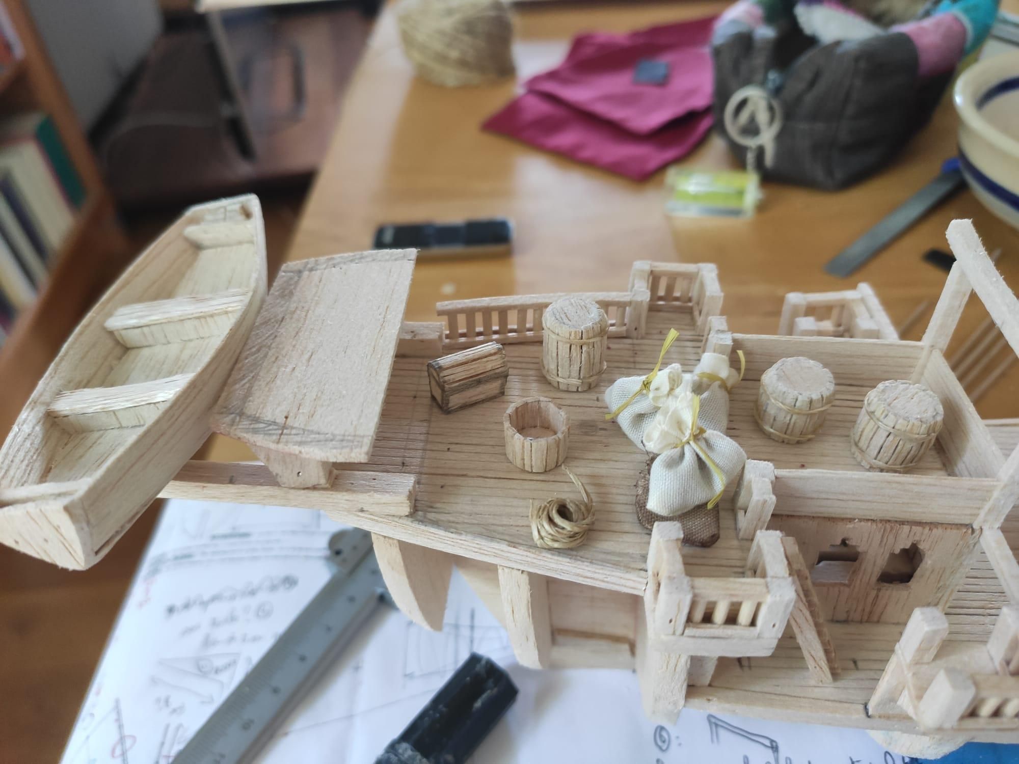 Made a Chinese Pirate Junk Ship Out of Balsa Wood : 11 Steps (with ...