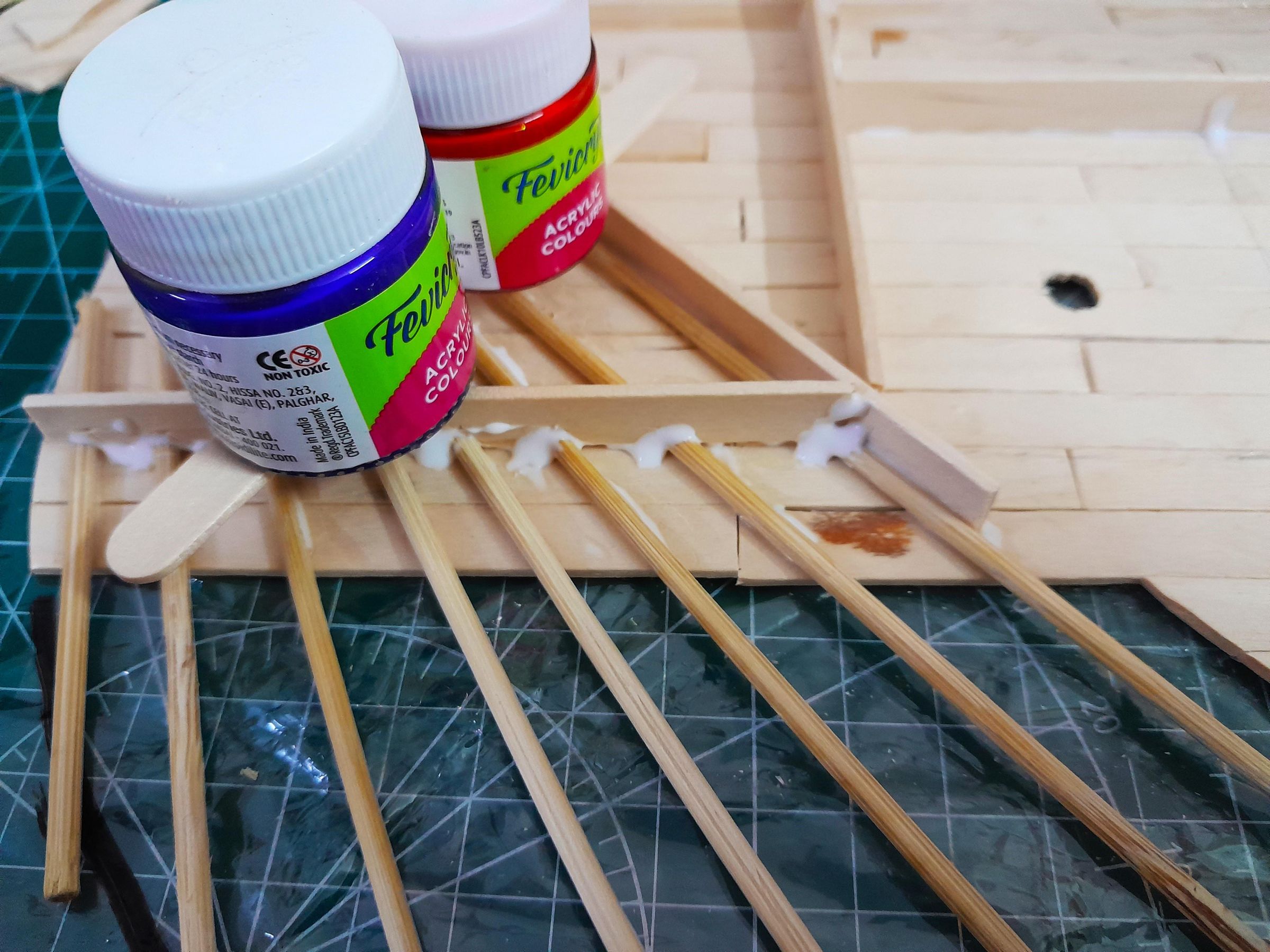 "Time Heals": Artisan Clock, Hobby Project From Simple Wooden Items ...