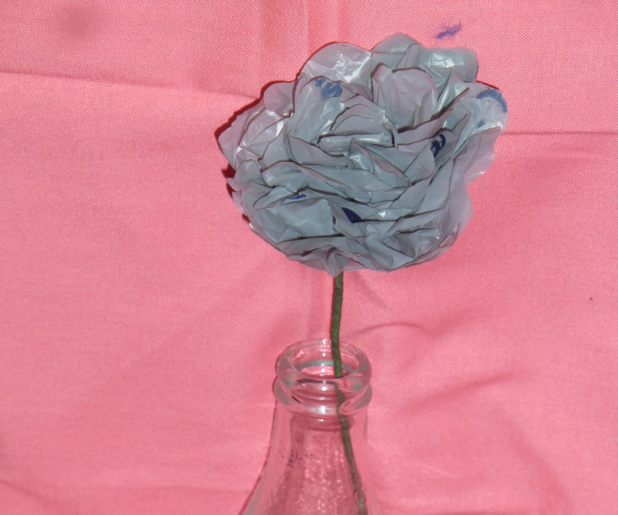 DIY Plastic Bag Flowers : 3 Steps - Instructables