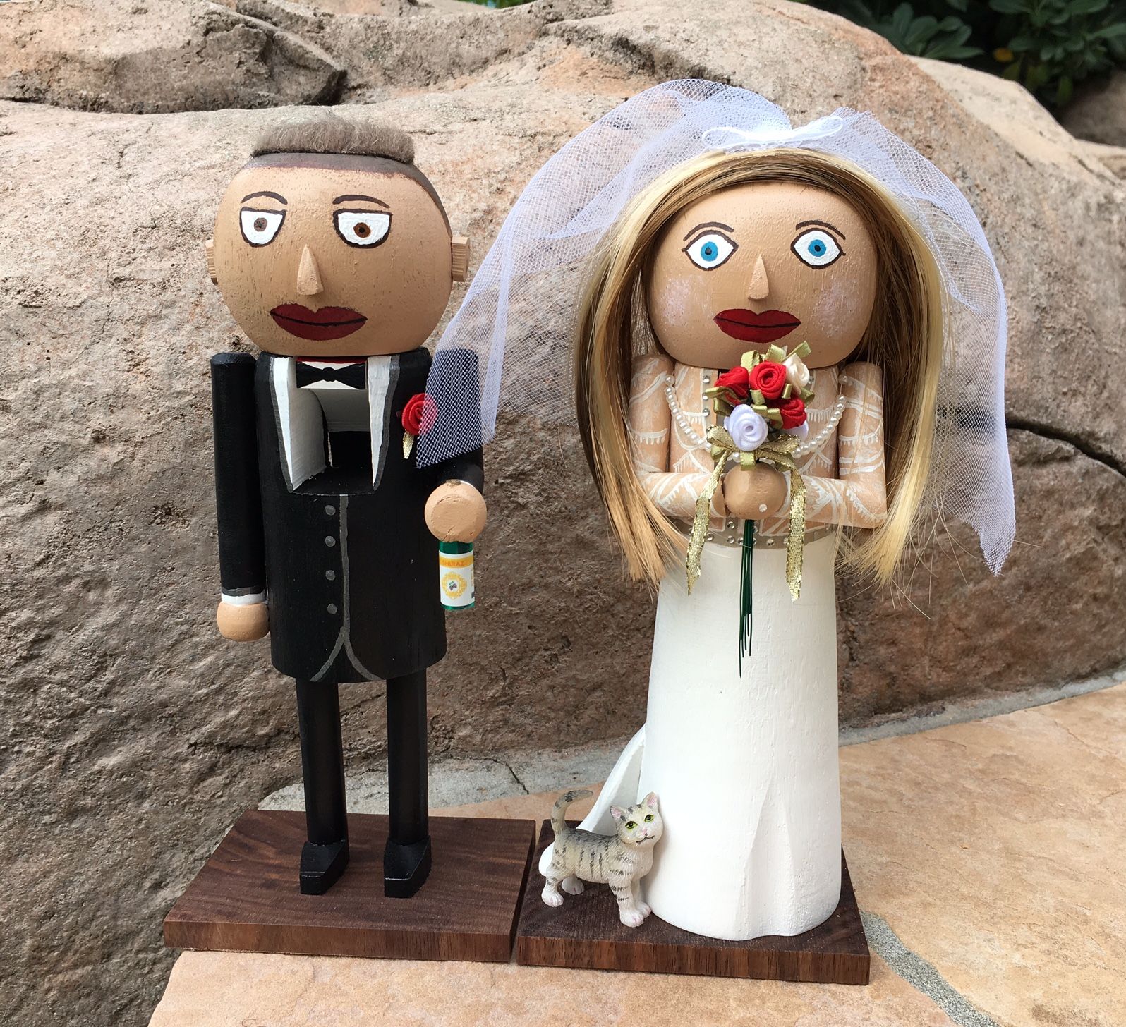 Bride and Groom Nut Crackers. 1/7/17 Wedding : 7 Steps (with Pictures ...