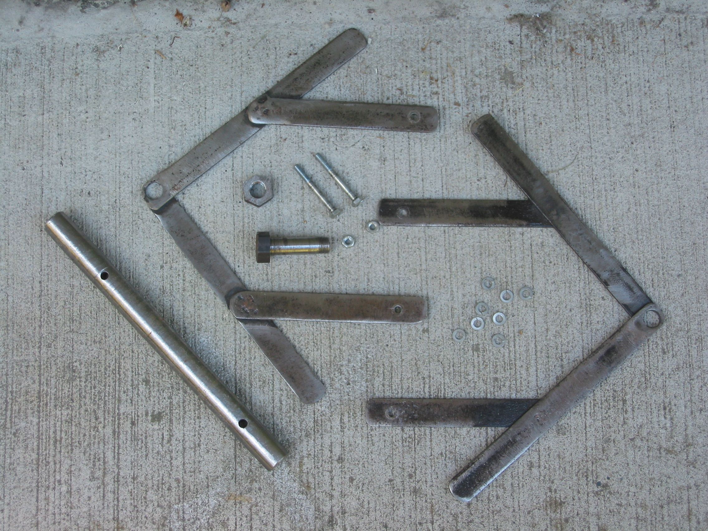 Make a Mid-sized (disassemblable) Steel Trebuchet : 15 Steps ...