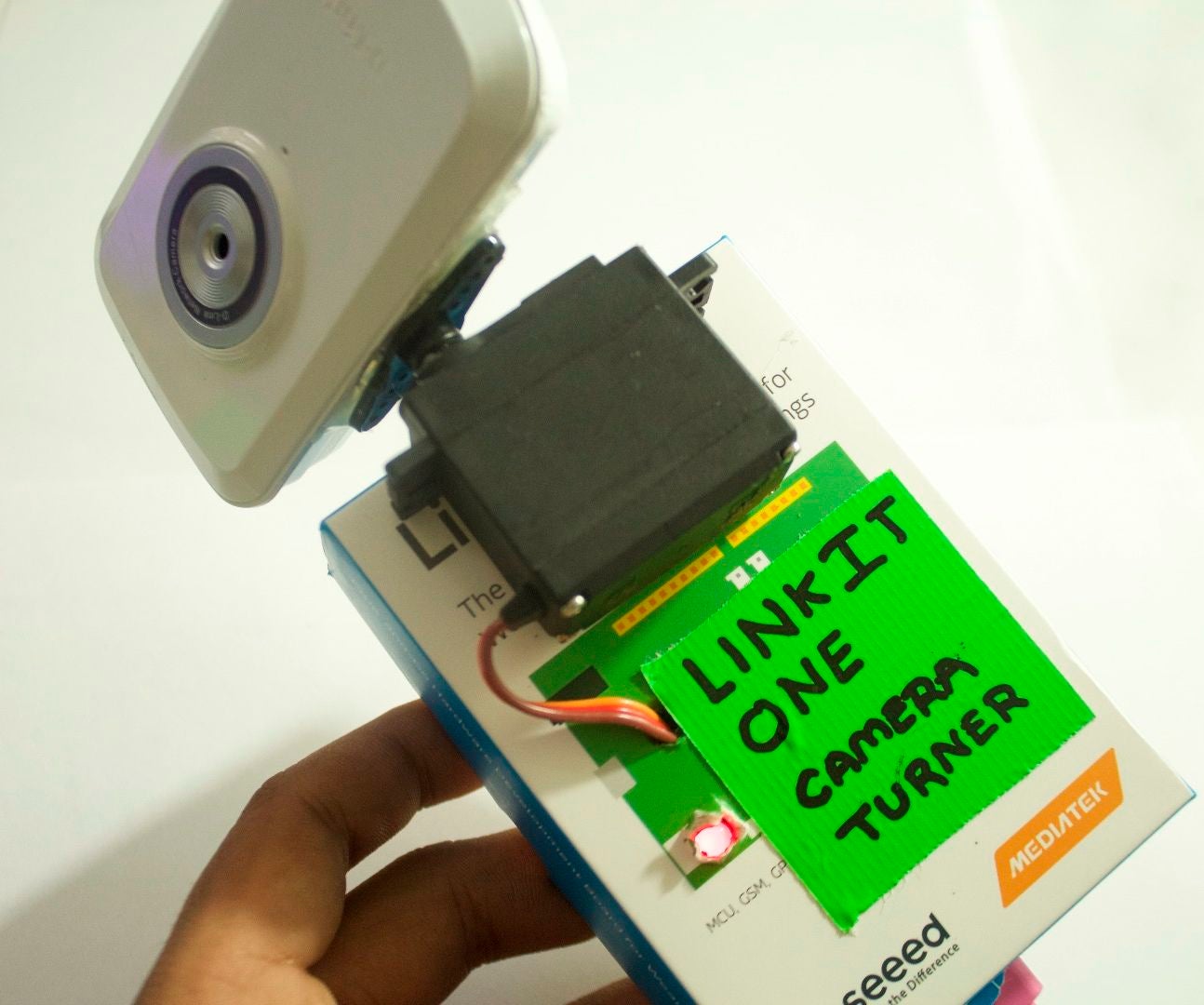 Linkit One Wifi Cam Turner Control 6 Steps Instructables 6694