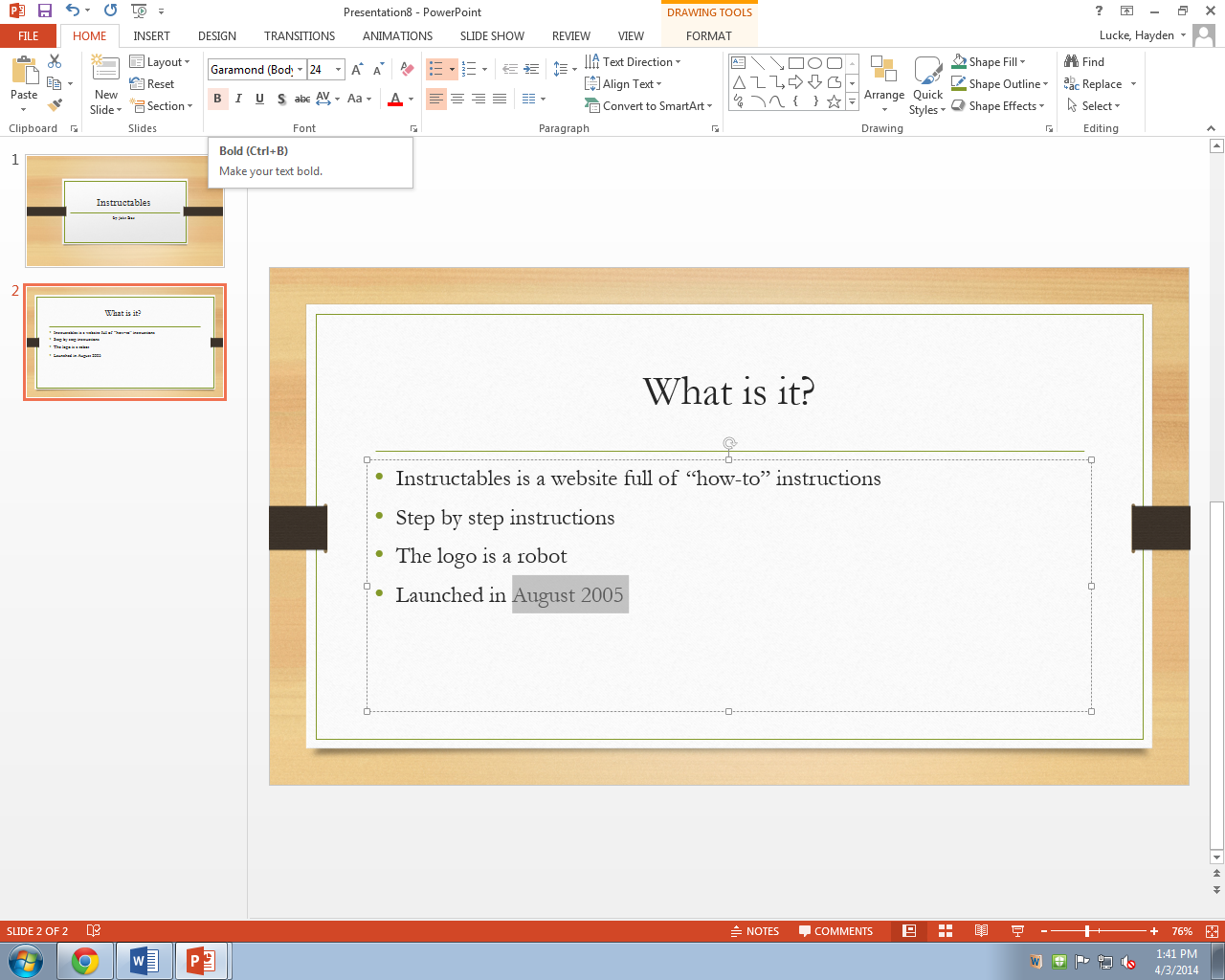 How to Construct an Informational PowerPoint for a Presentation : 11 ...