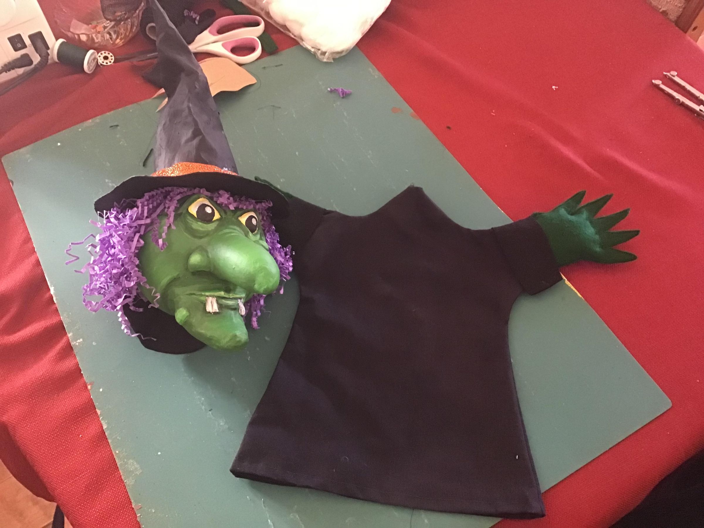 Gourd Witch Hand Puppet : 4 Steps (with Pictures) - Instructables