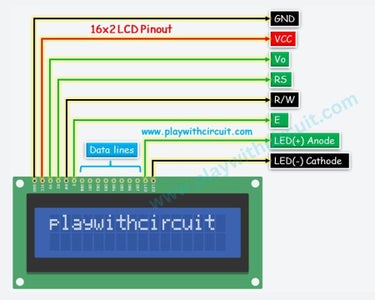 How to Interface 16×2 LCD With Arduino Uno : 5 Steps - Instructables