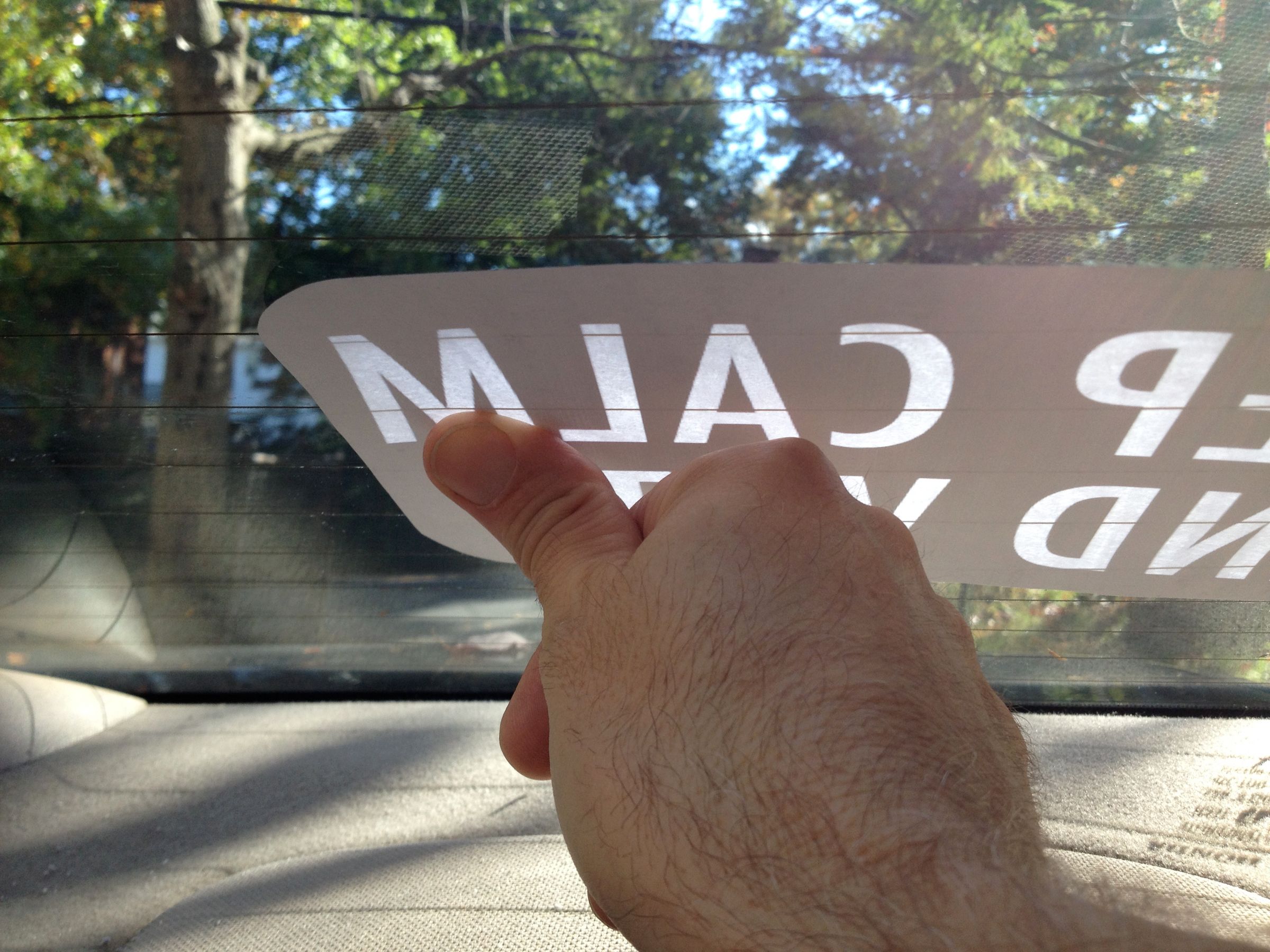 Make and Install a Removable Window Sticker in 10 Minutes : 8 Steps ...