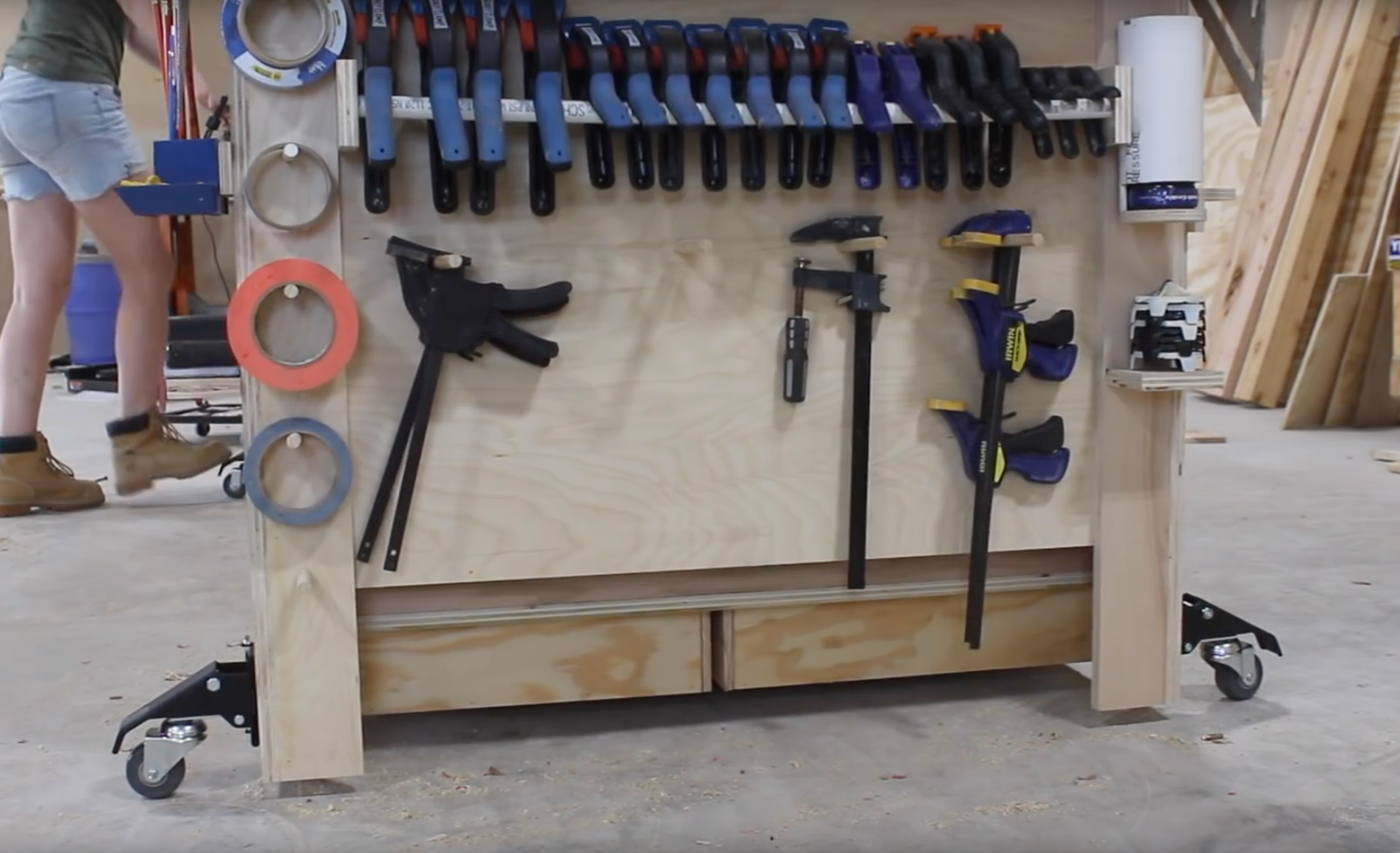 The Ultimate Plywood Workbench (plus Shop Storage Solutions) : 16 Steps ...