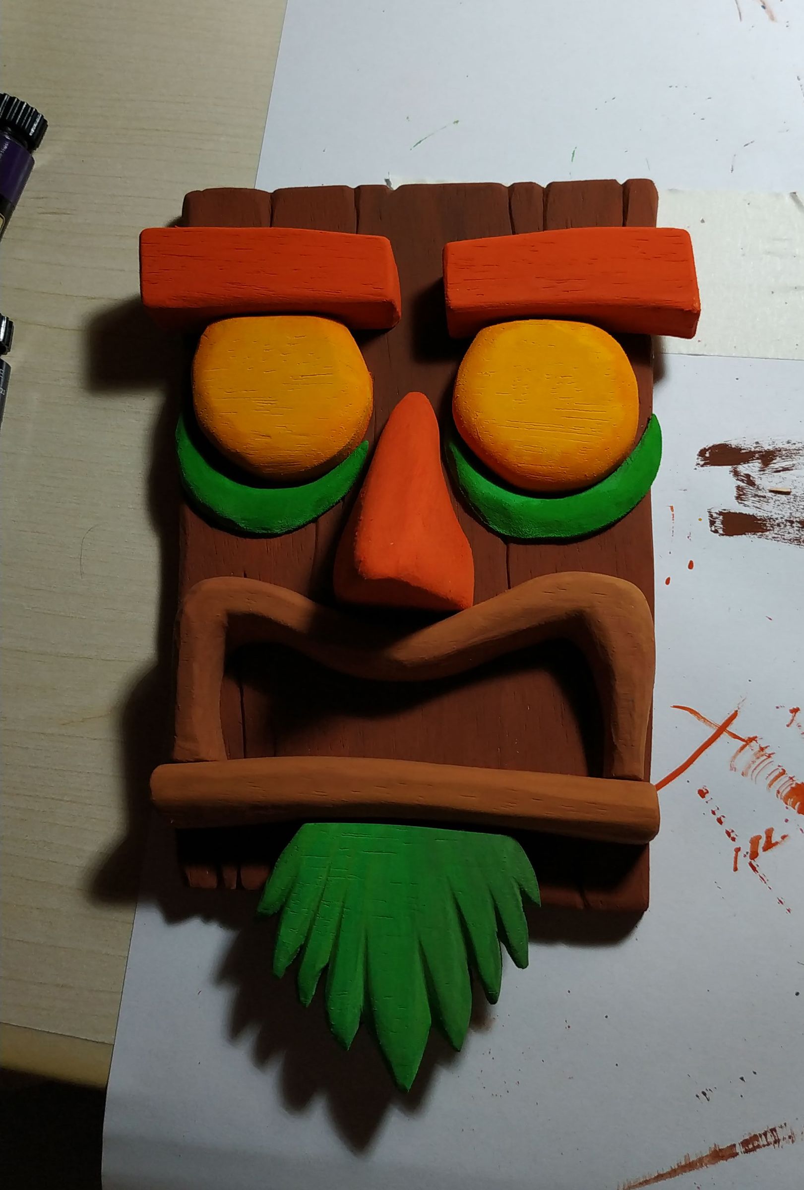Wooden Aku Aku & Uka Uka Masks : 6 Steps (with Pictures) - Instructables
