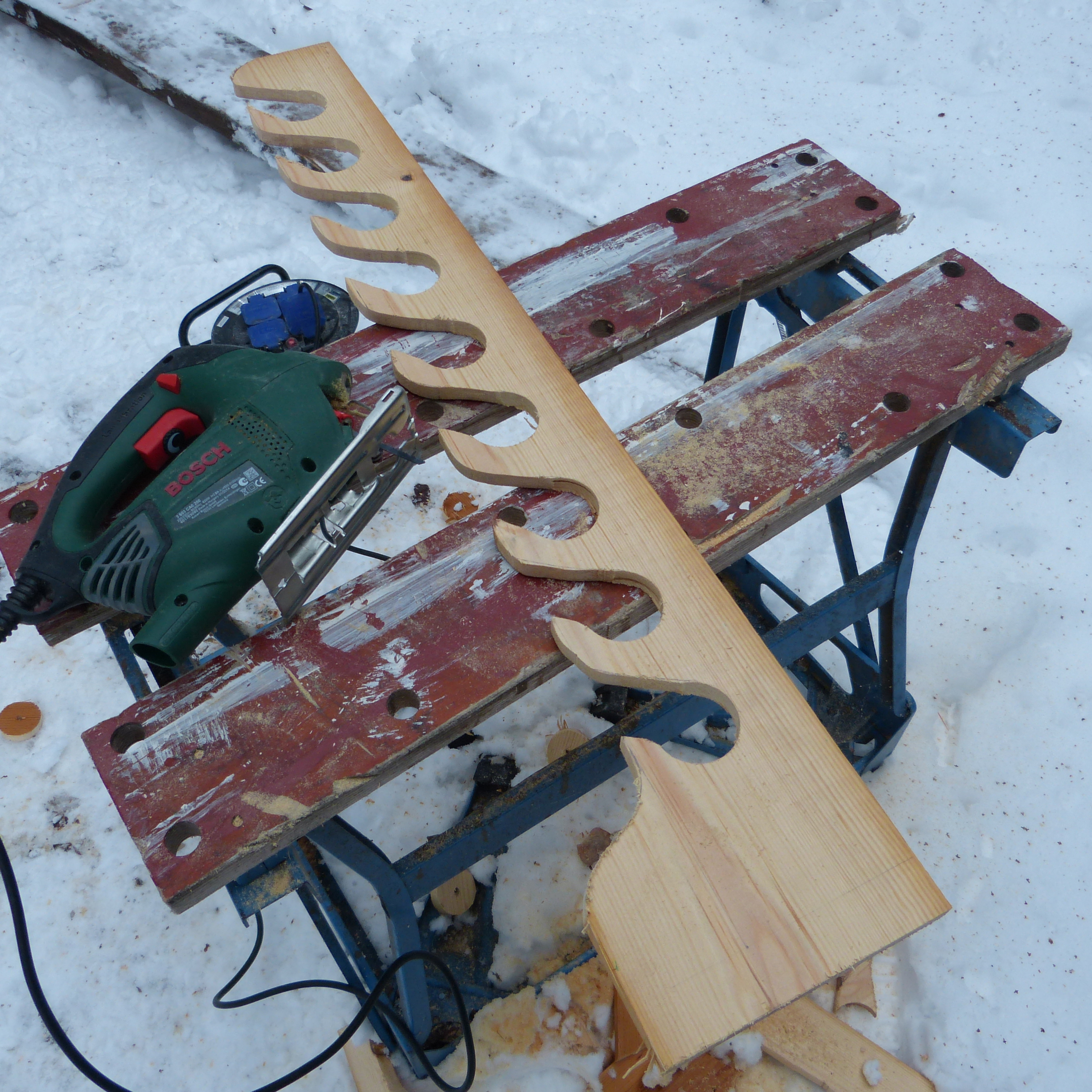 DIY Fishing Rod Storage Rack , Wallmounted : 15 Steps (with Pictures ...