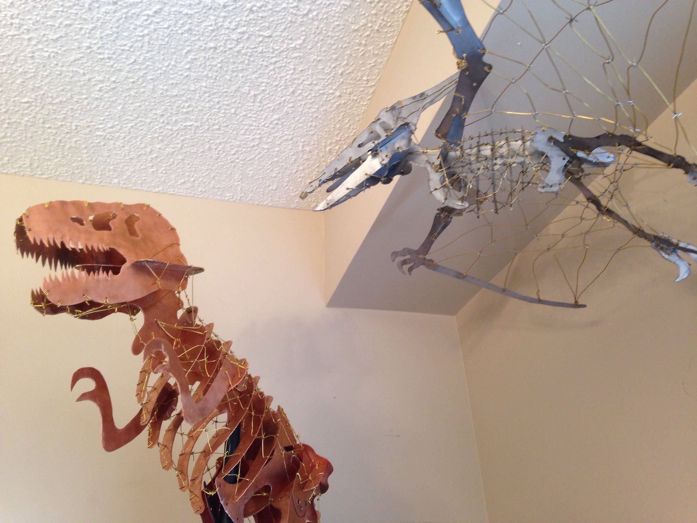 Wire Bound Sheet Metal Dinosaur Skeletons : 11 Steps - Instructables