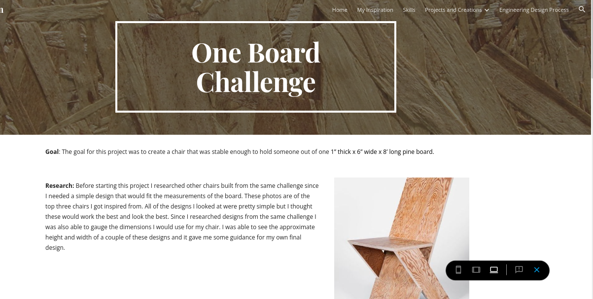 A Suite of Seats - One Board Chair Challenge : 9 Steps (with Pictures ...