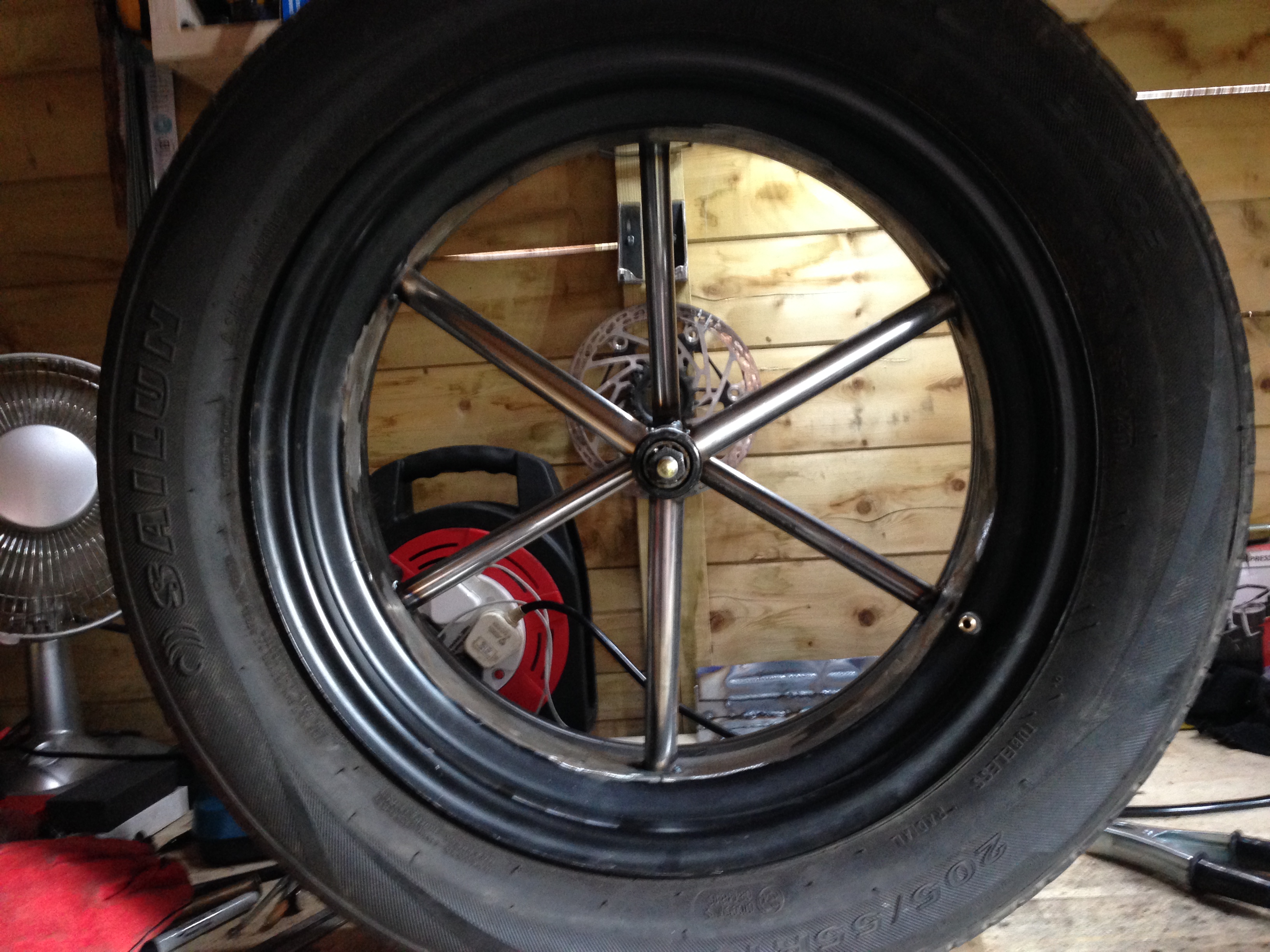 Car Wheel Bicycle - the Learn to Weld Project : 8 Steps (with Pictures ...