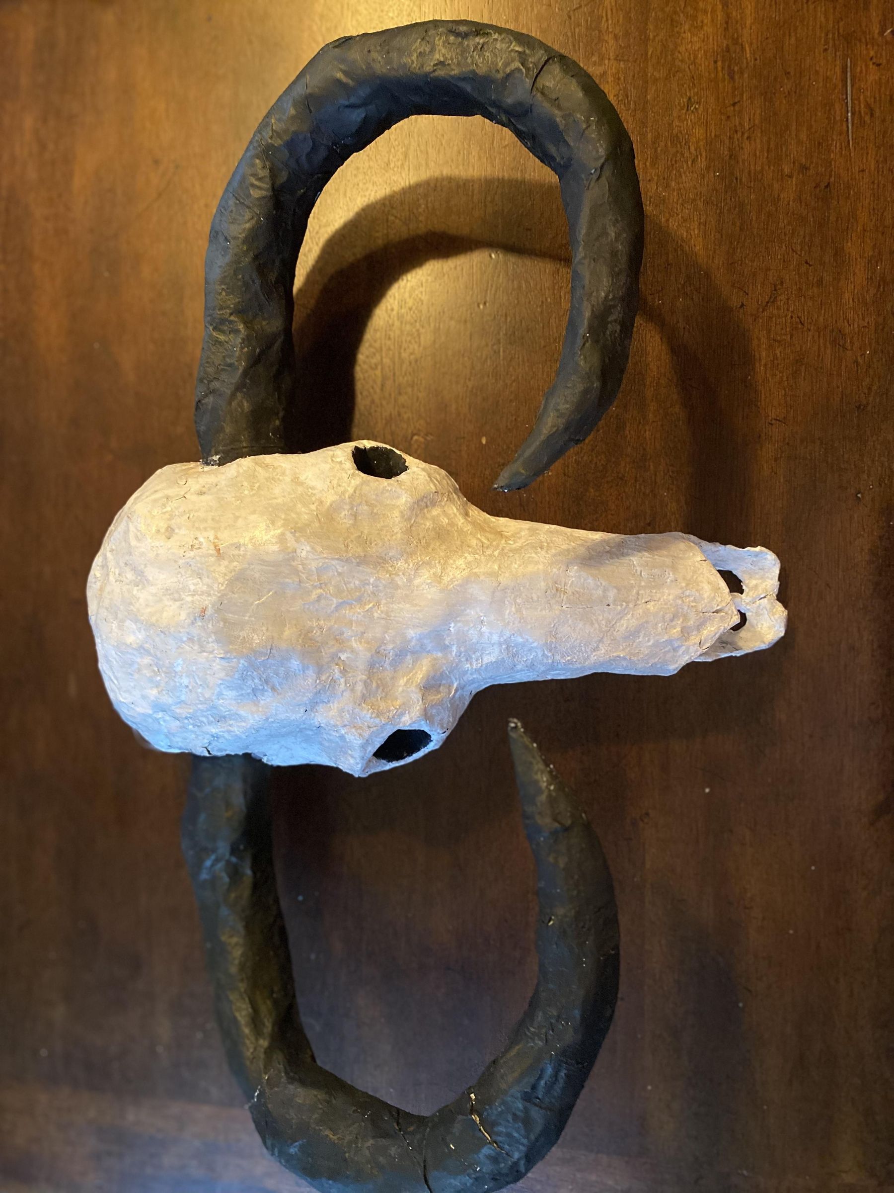 Paper Animal Skull Wall Decoration : 24 Steps (with Pictures ...