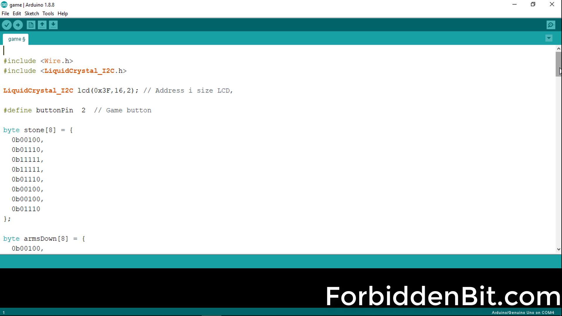 JumpMan Game Arduino HD44780 I2c : 4 Steps - Instructables