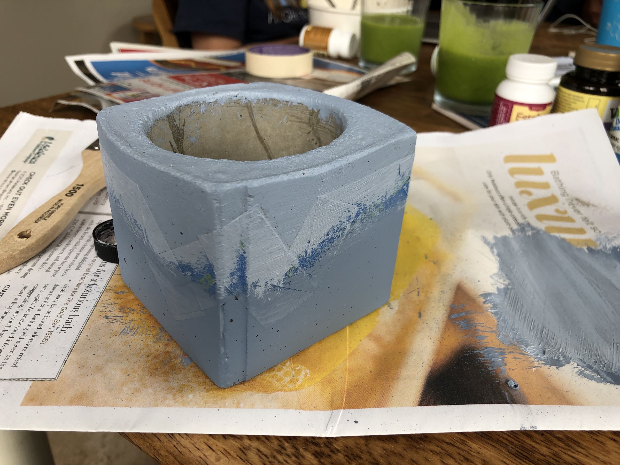 Cheap and Stylish DIY Concrete Pots : 9 Steps (with Pictures ...