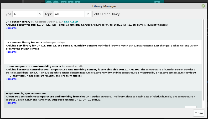Weather Monitoring Using Esp32dht11oledthingspeak 7 Steps