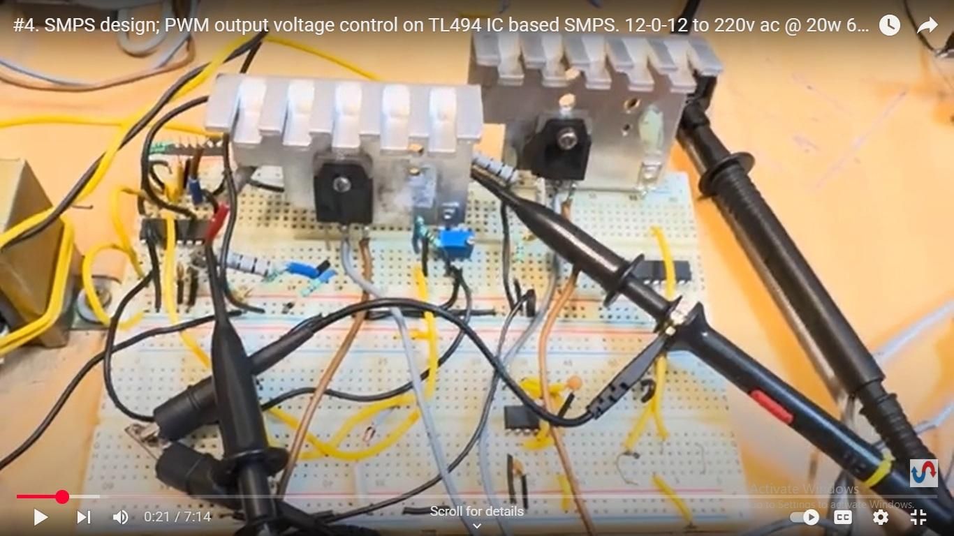 SMPS Output Voltage Control Using PWM Technique Using IC TL494 Based ...