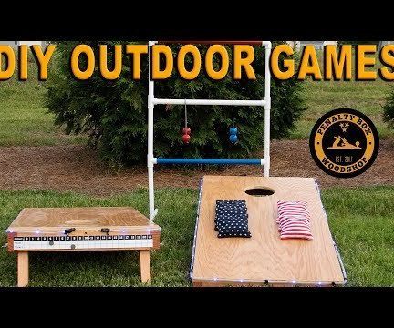 DIY Outdoor Games - Cornhole and the Golf Ball Ladder Game : 13 Steps ...