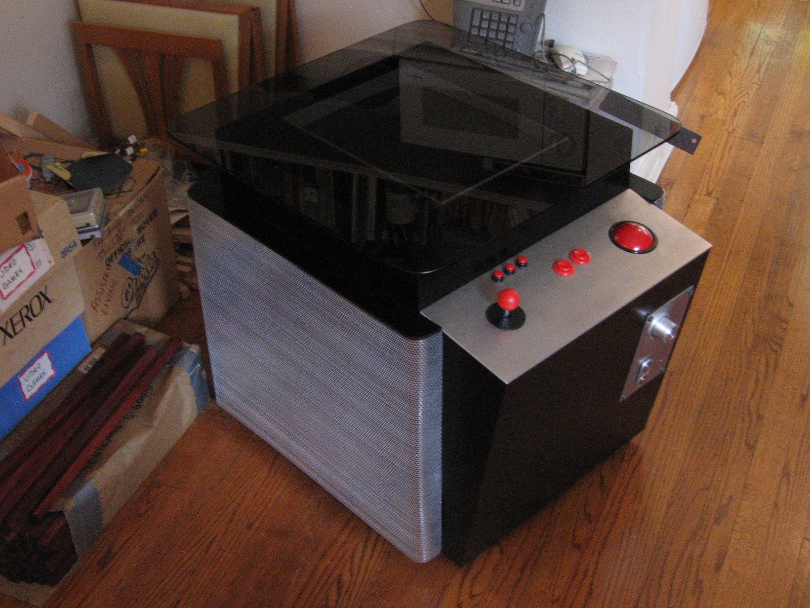 Furniture Grade Cocktail Arcade Cabinet : 12 Steps (with Pictures ...