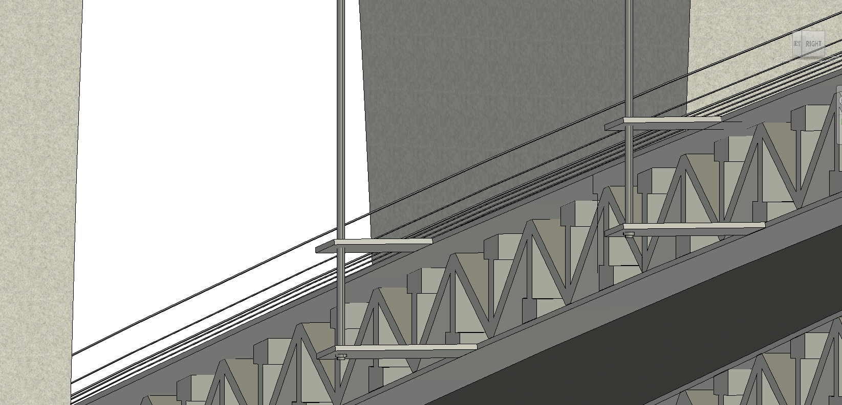 The Victory Bridge (Suspension Pedestrian Bridge Made in Revit) : 8 ...