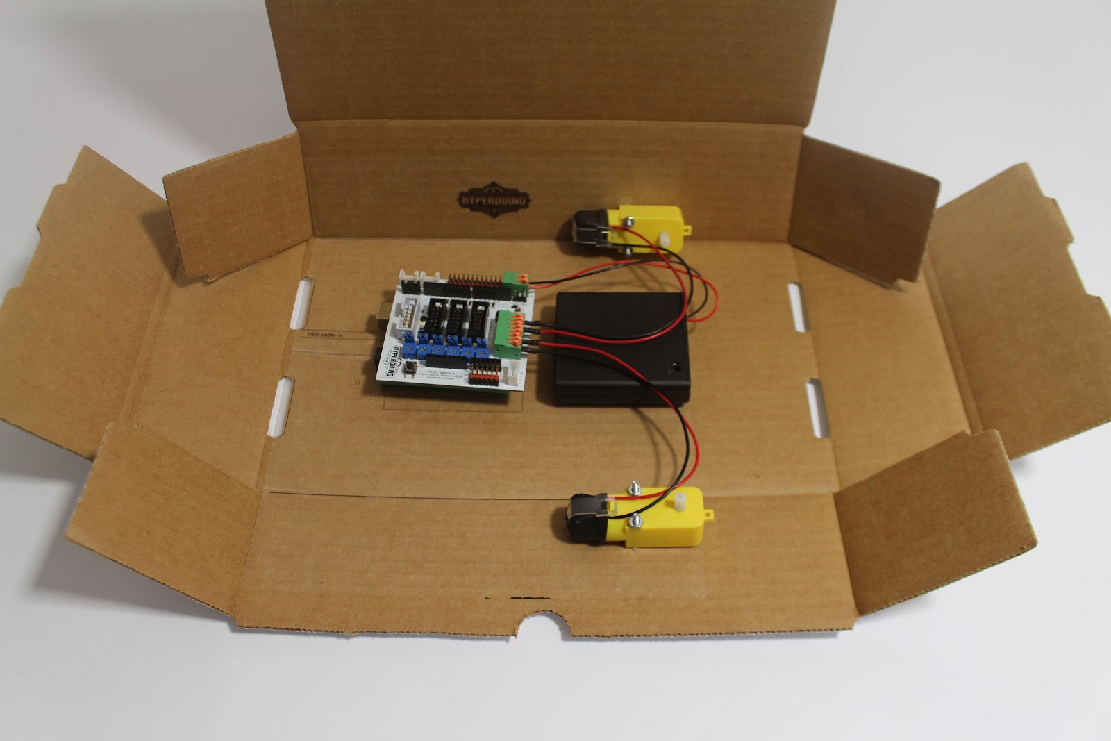 Your Own Smart Car & Beyond HyperDuino+R V3.5R With Funduino/Arduino : 4 Steps - Instructables