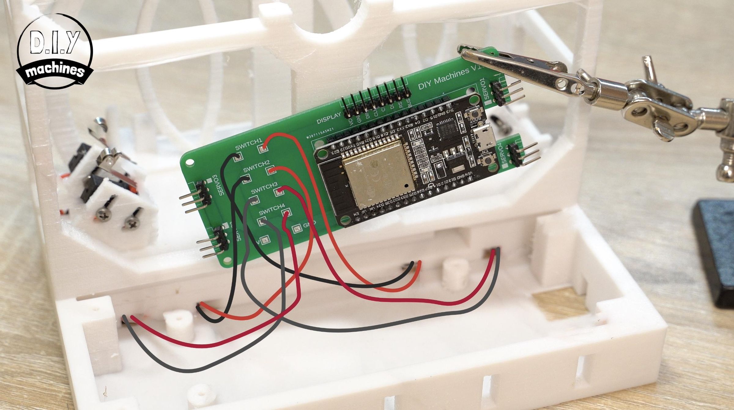 WeatherBot - a Motorised Weather Machine | 3D Printable, ESP32 ...
