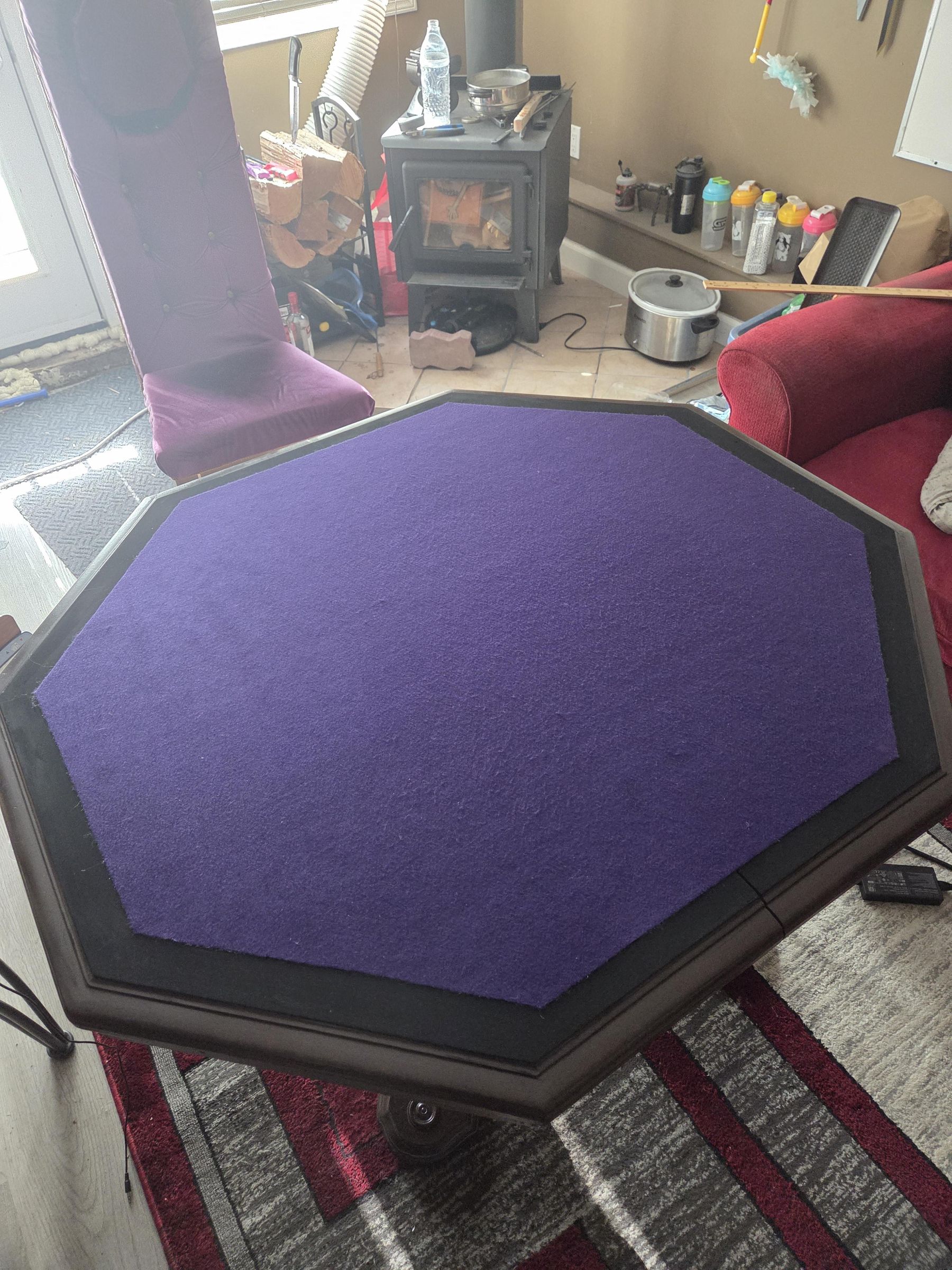 Purple Poker Table and Study Desk : 7 Steps (with Pictures) - Instructables