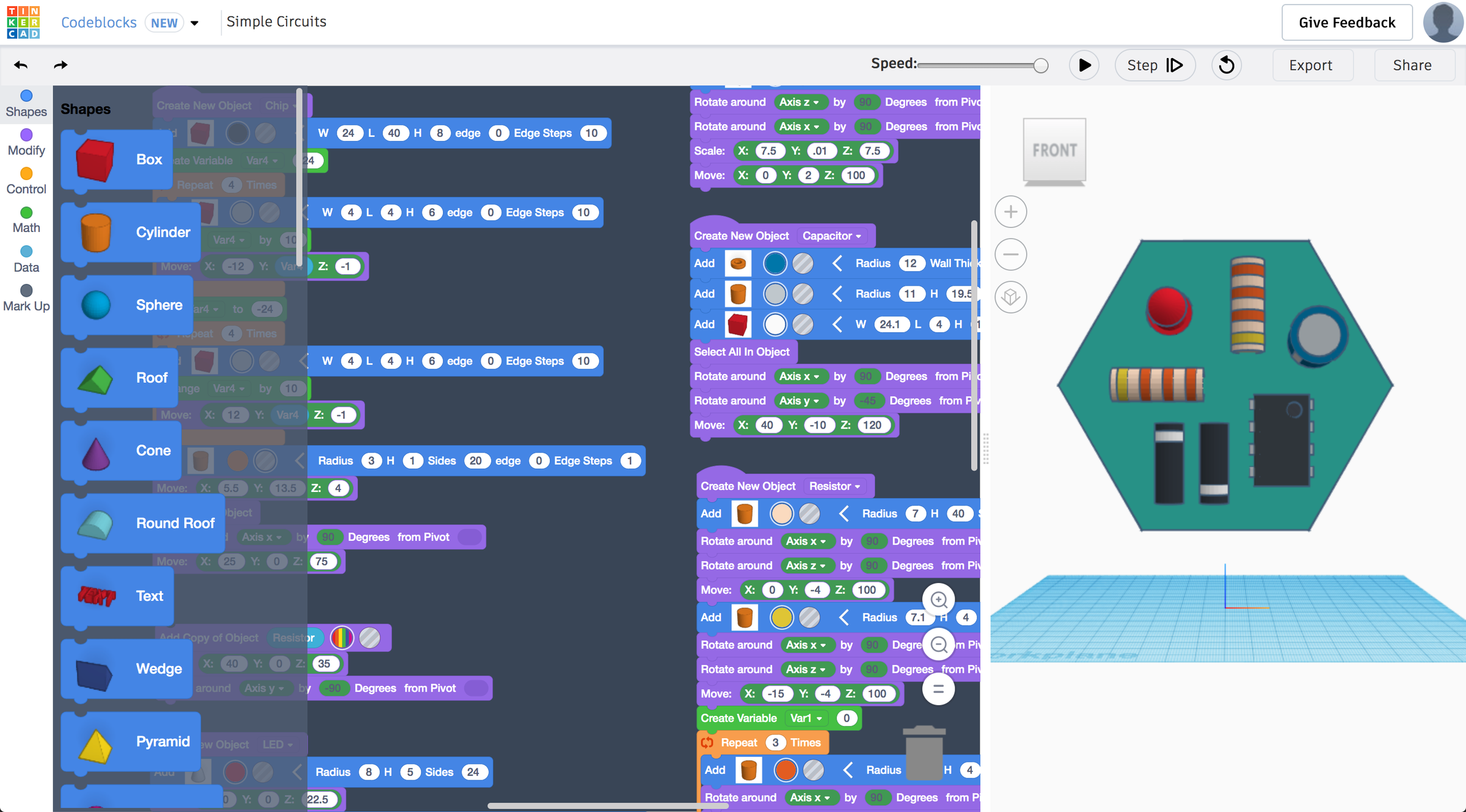 Badges With Tinkercad Codeblocks : 6 Steps (with Pictures) - Instructables
