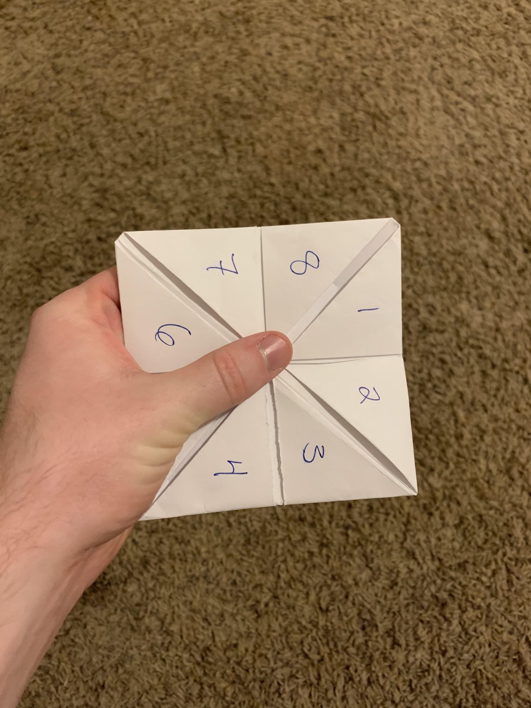 Constructing a Paper Fortune-Teller : 11 Steps - Instructables