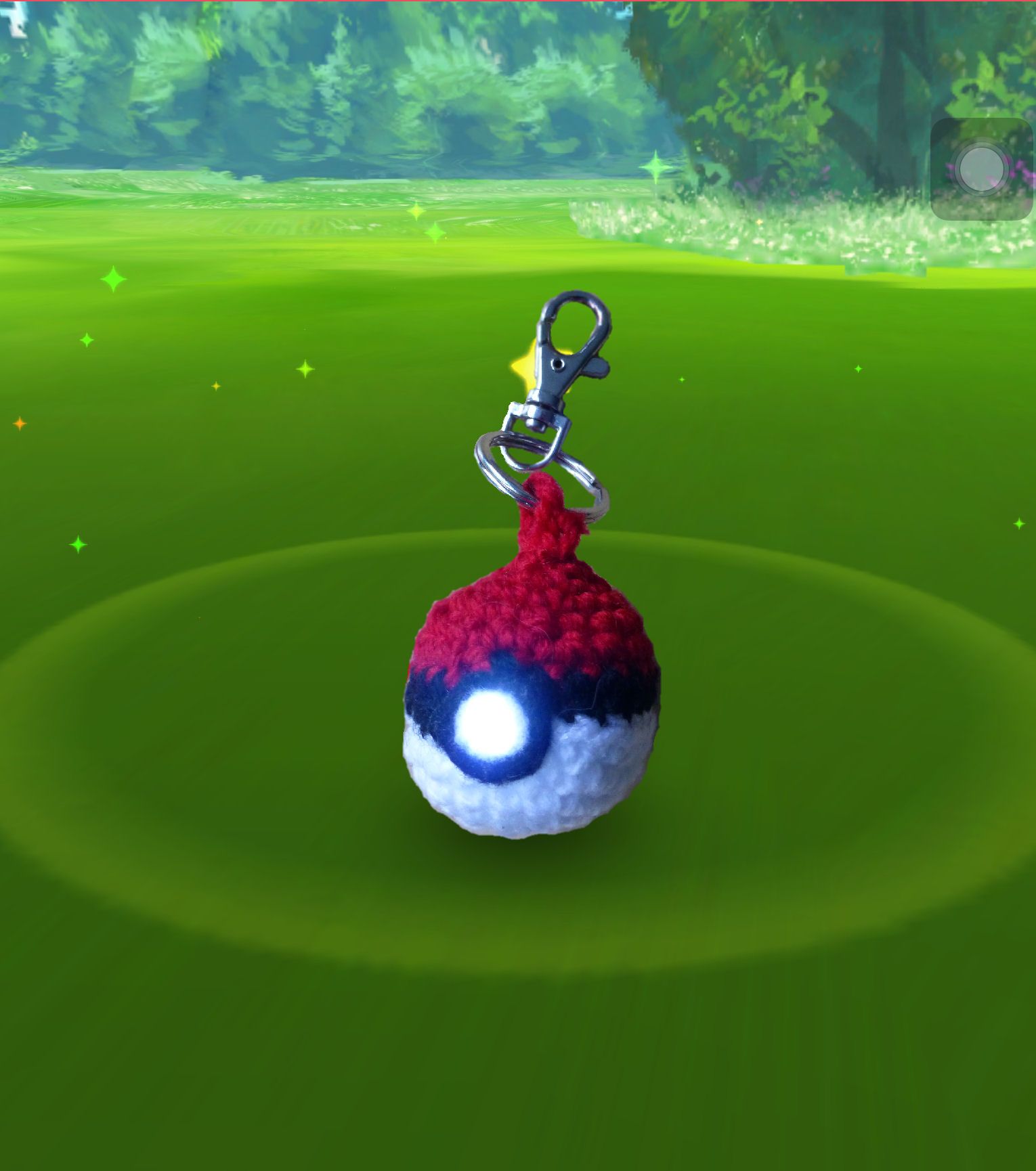 Crochet Pokeball Keychain Flashlight : 5 Steps (with Pictures ...