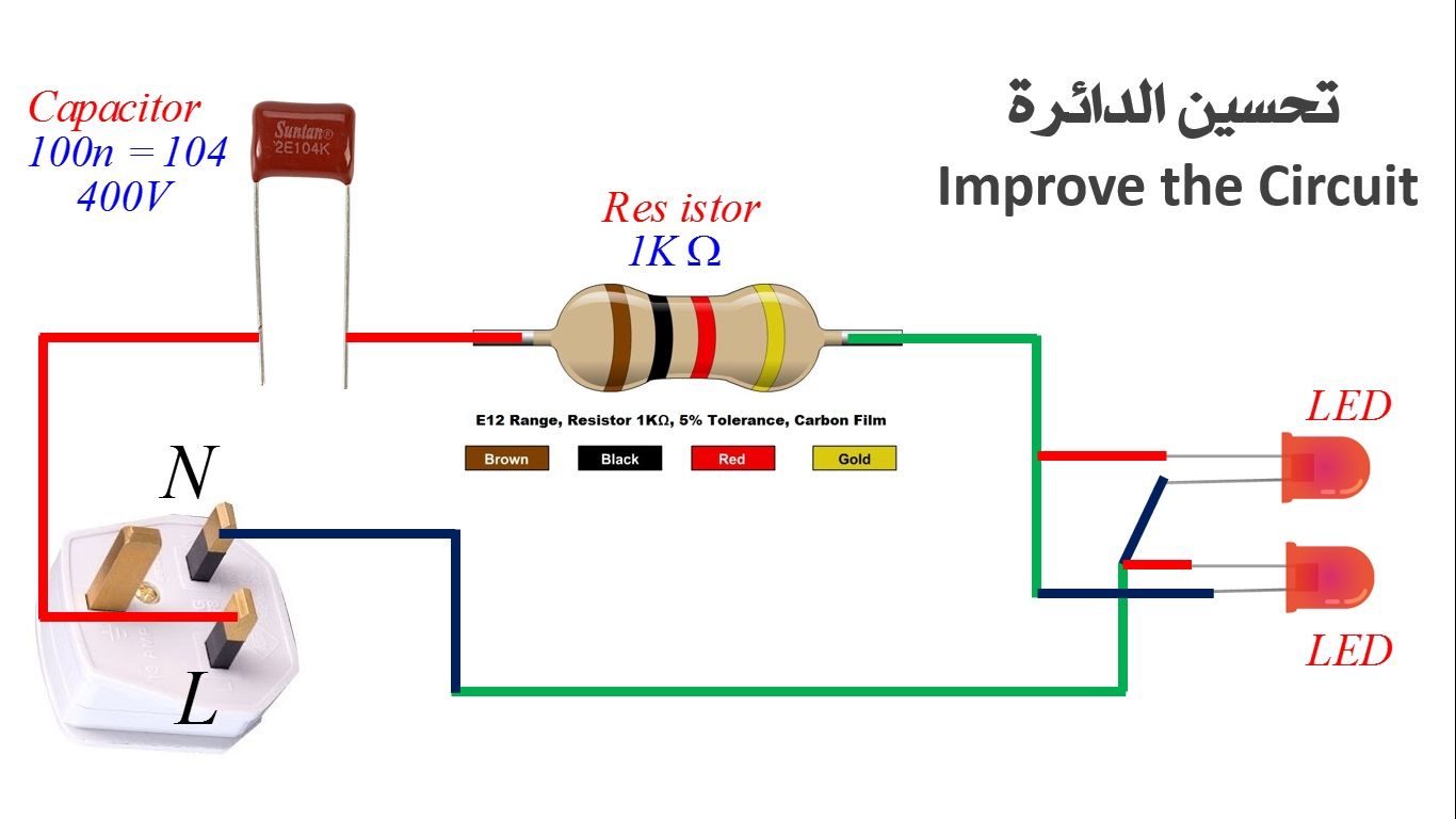 Led Circuit Diagram For 230v