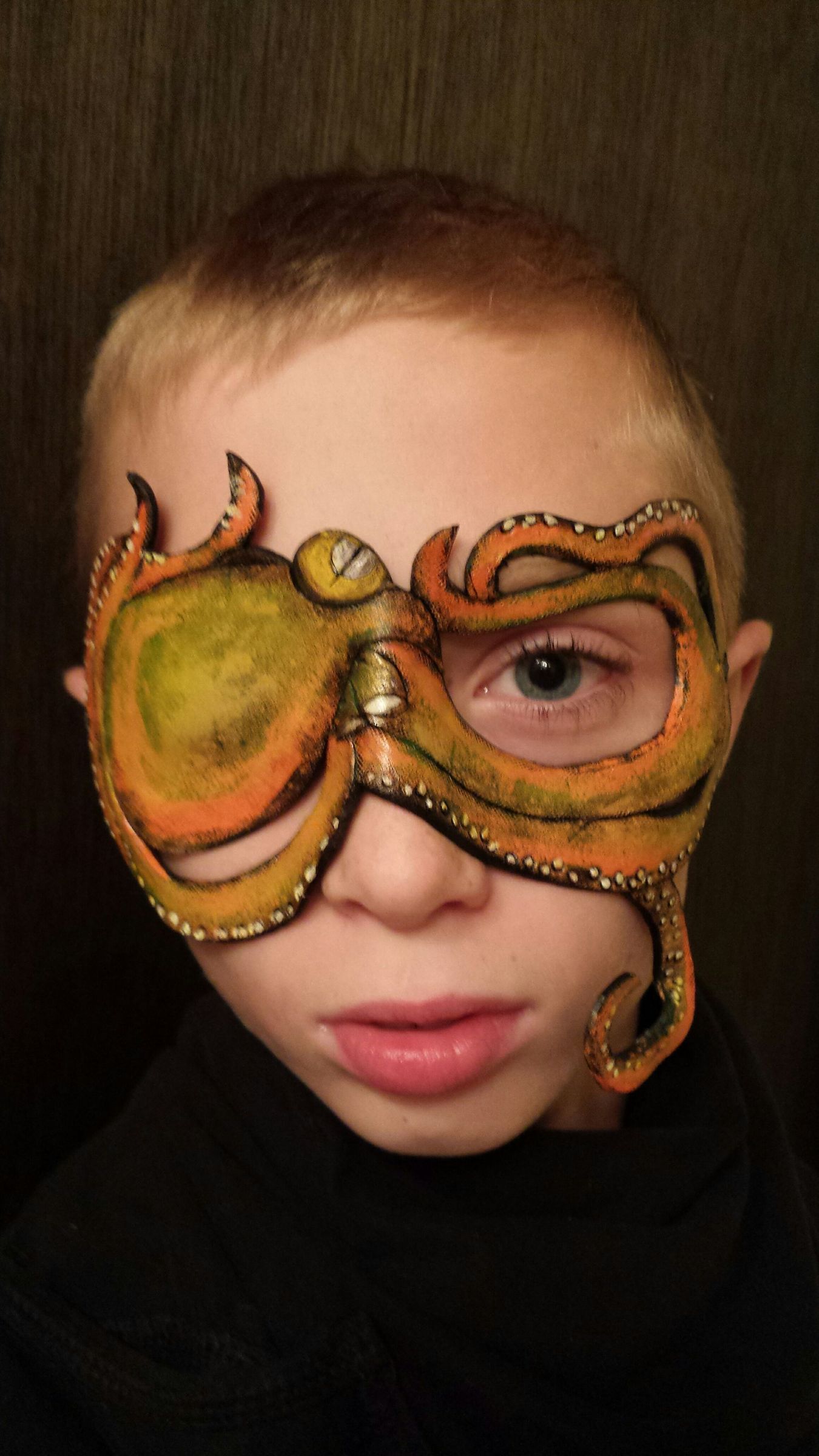 DIY Leather Octopus Pirate Eye Patch Mask : 9 Steps (with Pictures ...