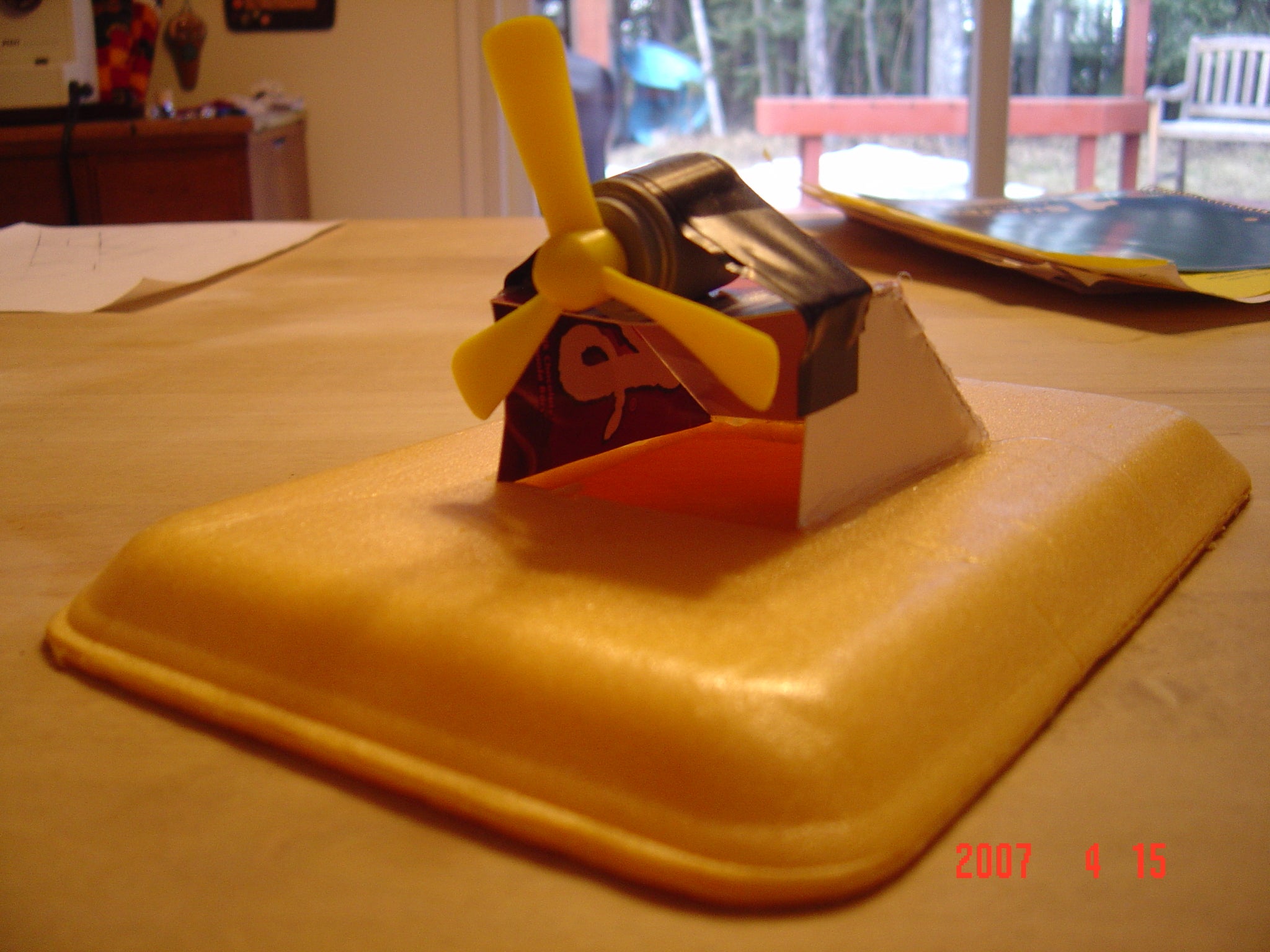 Fifteen Minute, Self-propelled Hovercraft : 6 Steps (with Pictures ...