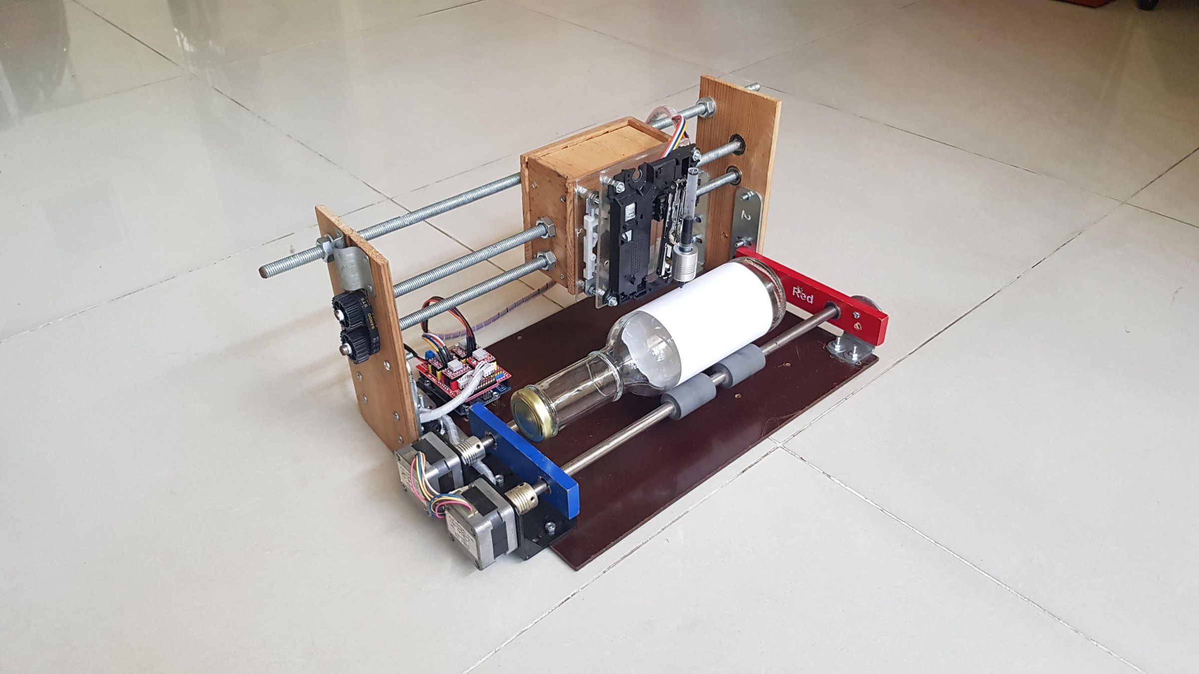 ROTARY CNC BOTTLE PLOTTER : 9 Steps (with Pictures) - Instructables
