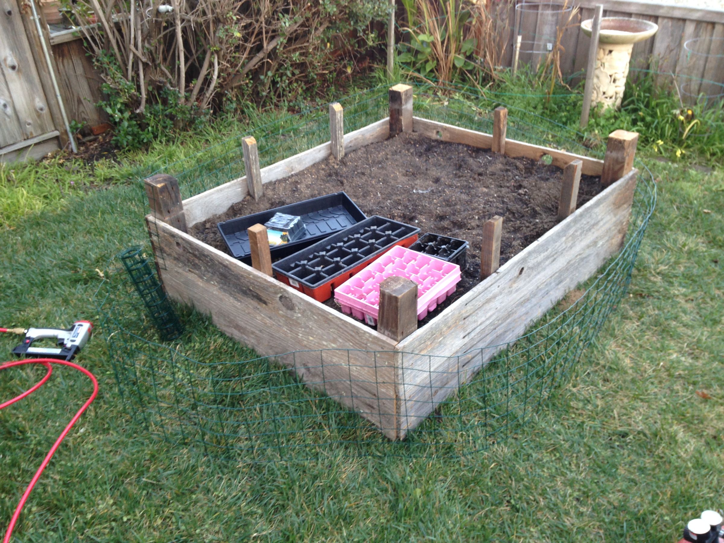 Recycled Wood Box Garden : 12 Steps (with Pictures) - Instructables