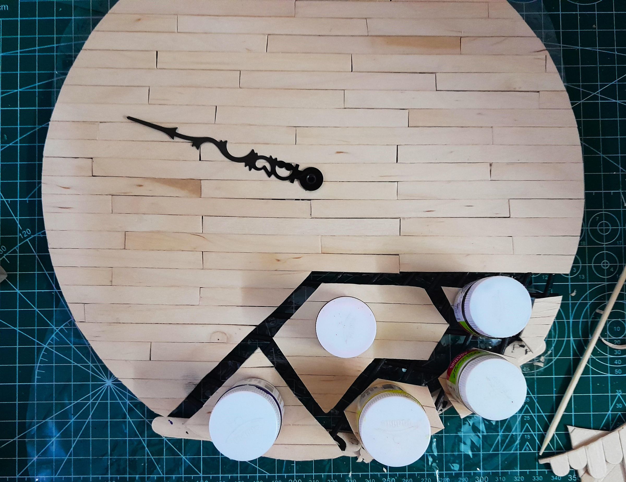 "Time Heals": Artisan Clock, Hobby Project From Simple Wooden Items ...